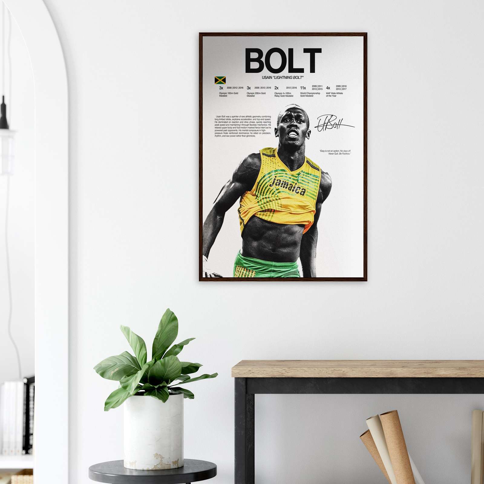 Usain Bolt Poster, Sports Poster, Sprinting Poster, Full-Size Poster ...