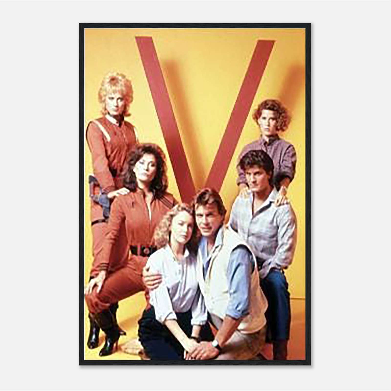 V Tv Series Poster, Vintage Movie Poster, Sci Fi Movie Poster, Full ...