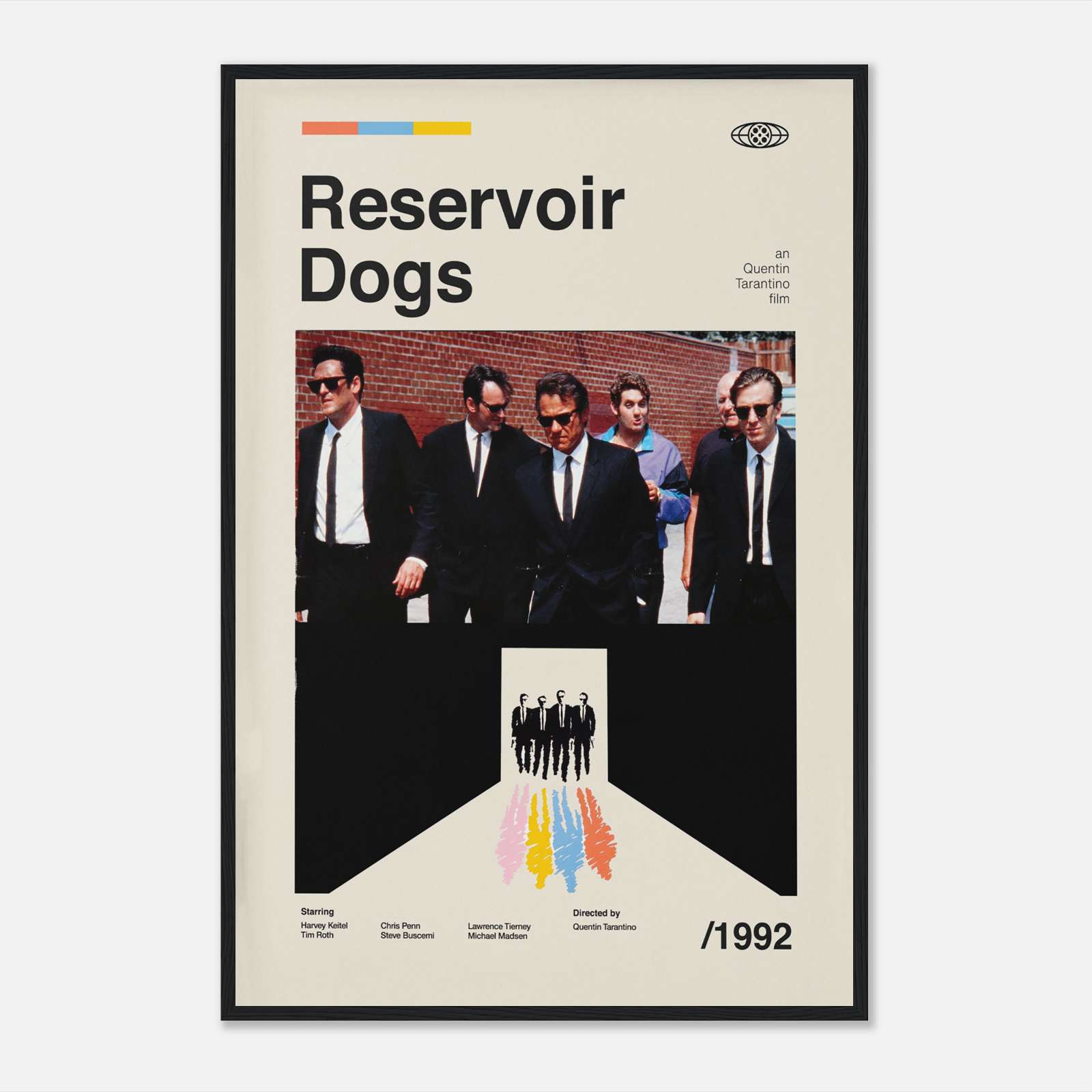 Vintage Reservoir Dogs Movie Poster Retro Movie Poster Classic Movie ...