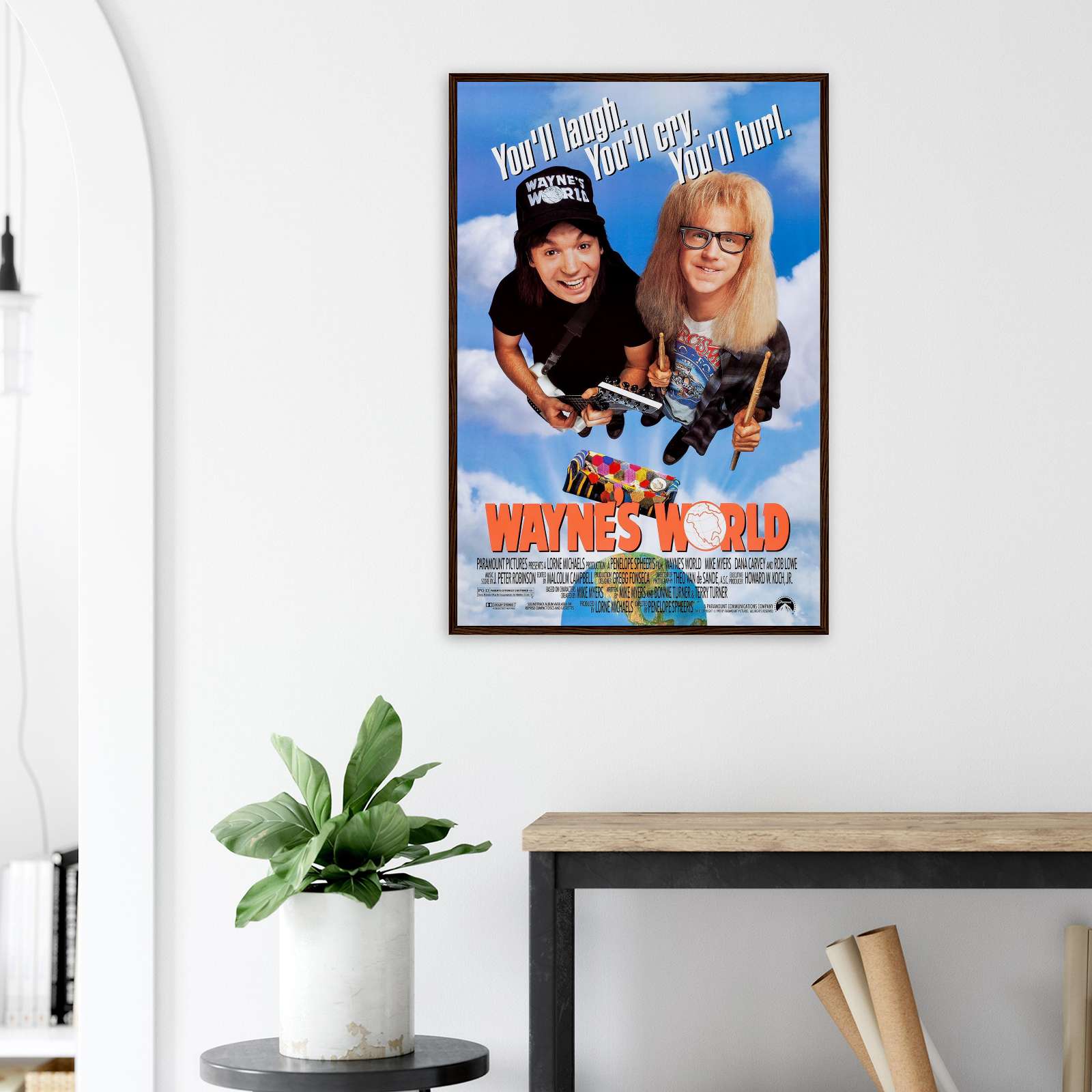Wayne'S World Movie Poster, Wayne'S World Poster, Vintage Movie Poster, Full-Size Poster, Ready ...