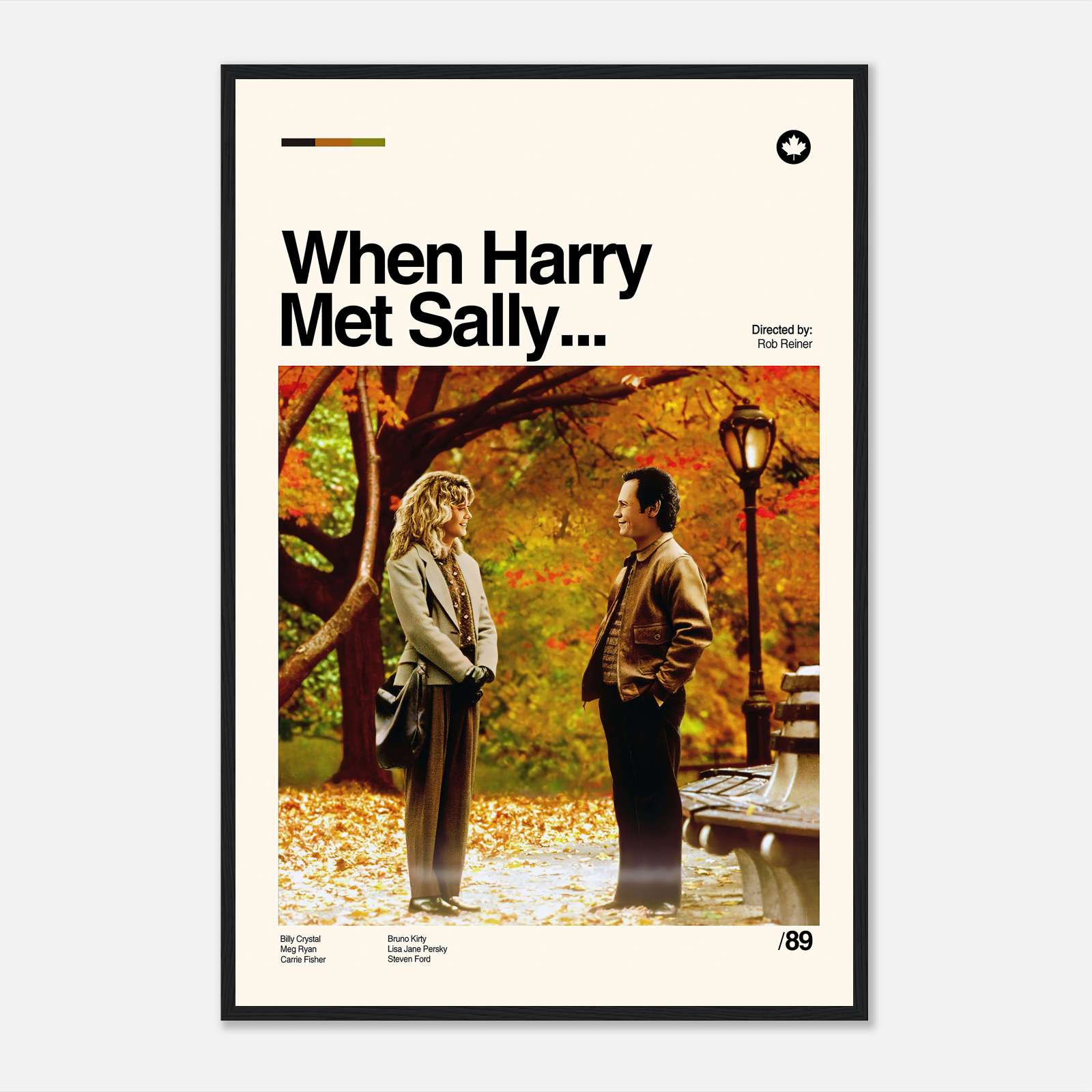 When Harry Met Sally Movie Poster Rob Reiner Vintage Film Art Modern ...