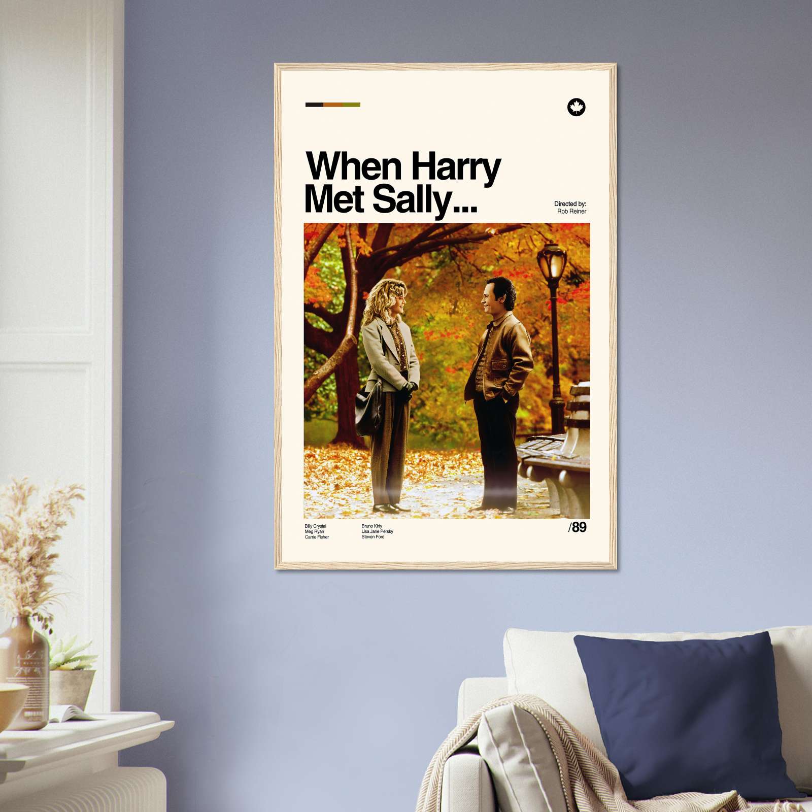 When Harry Met Sally Movie Poster Rob Reiner Vintage Film Art Modern ...
