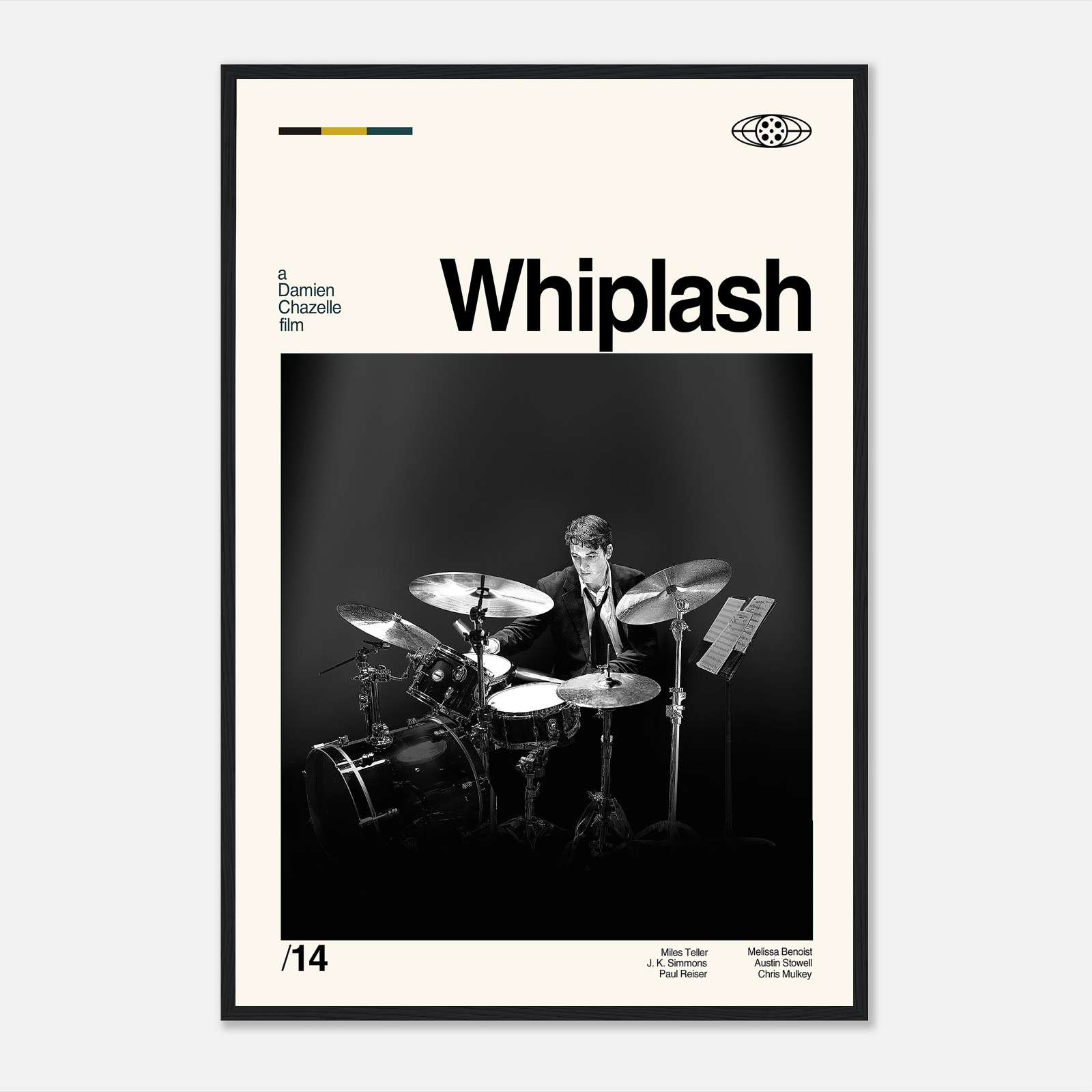 Whiplash Movie Poster, Full-Size Movie Poster, Ready to Hang - Citiesbox