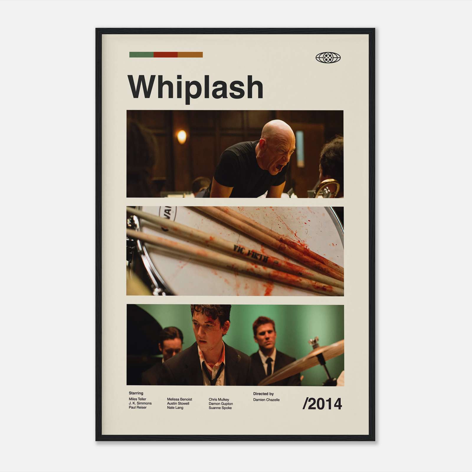 Whiplash Movie Poster, Whiplash Film Poster, Classic Film Poster, Full ...