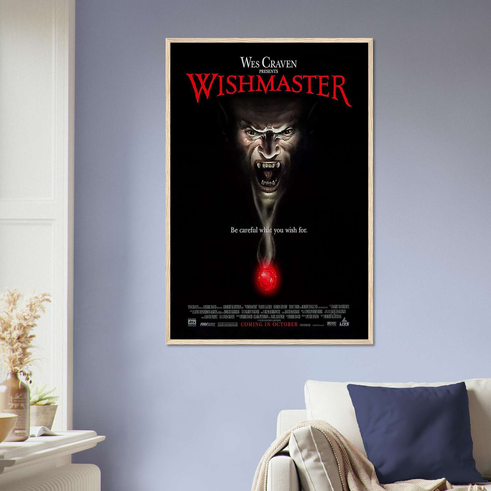 Wishmaster Movie Poster, Vintage Movie Poster, Classic Film Poster ...