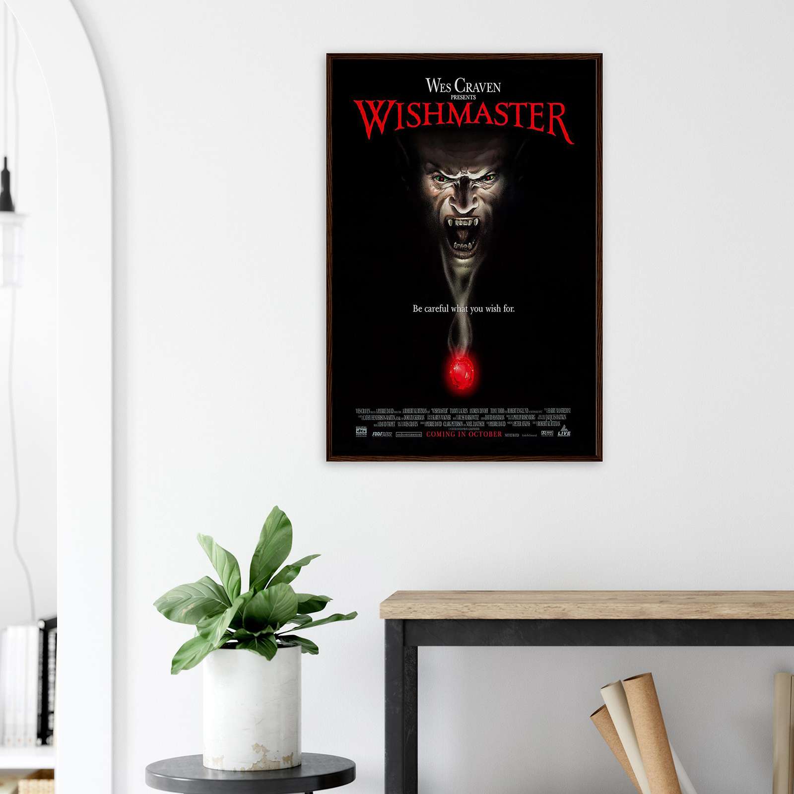 Wishmaster Movie Poster, Vintage Movie Poster, Classic Film Poster ...