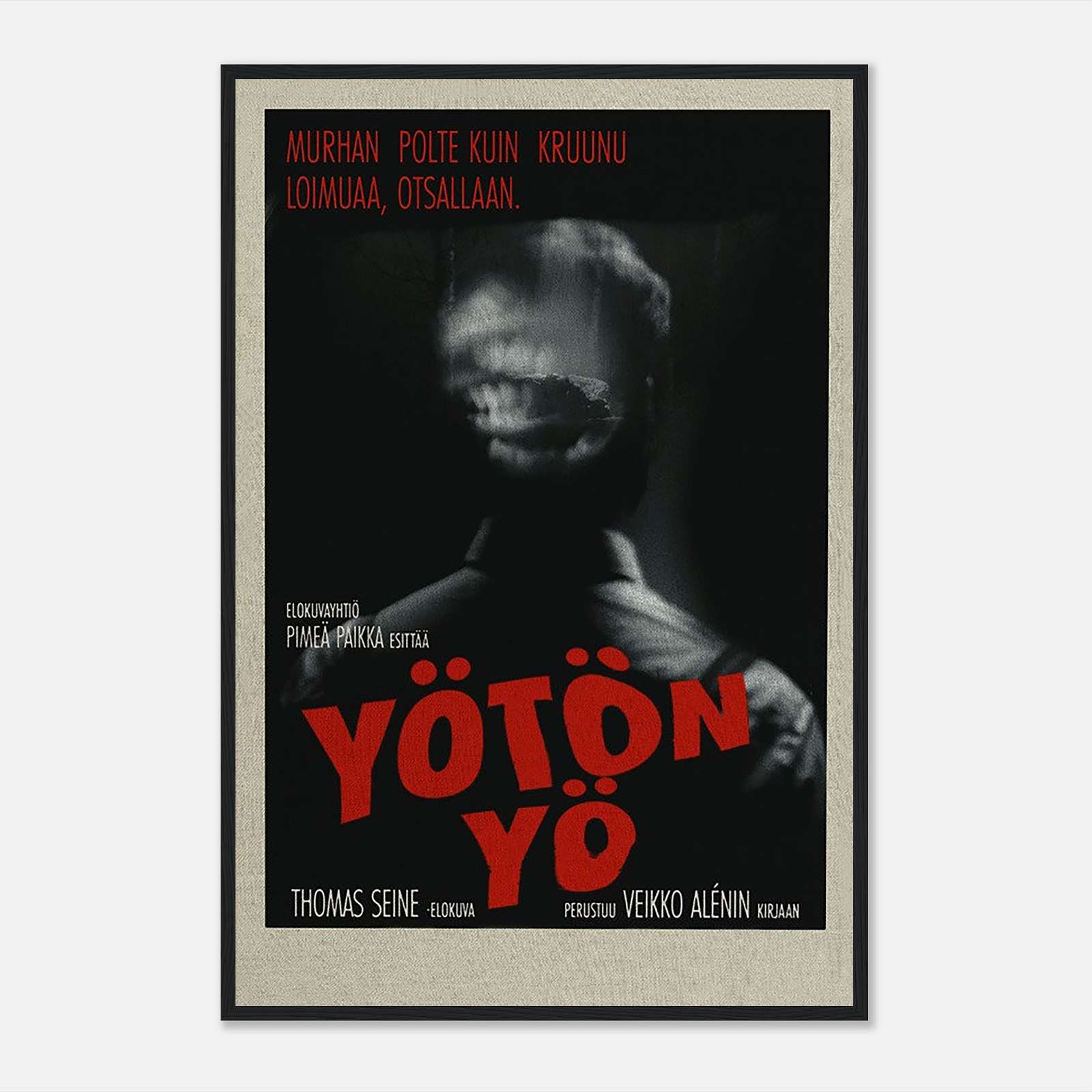 Yoton Yo Poster Art Print Alan Wake 2 Thomas Zane Film Wall Decor, Full ...