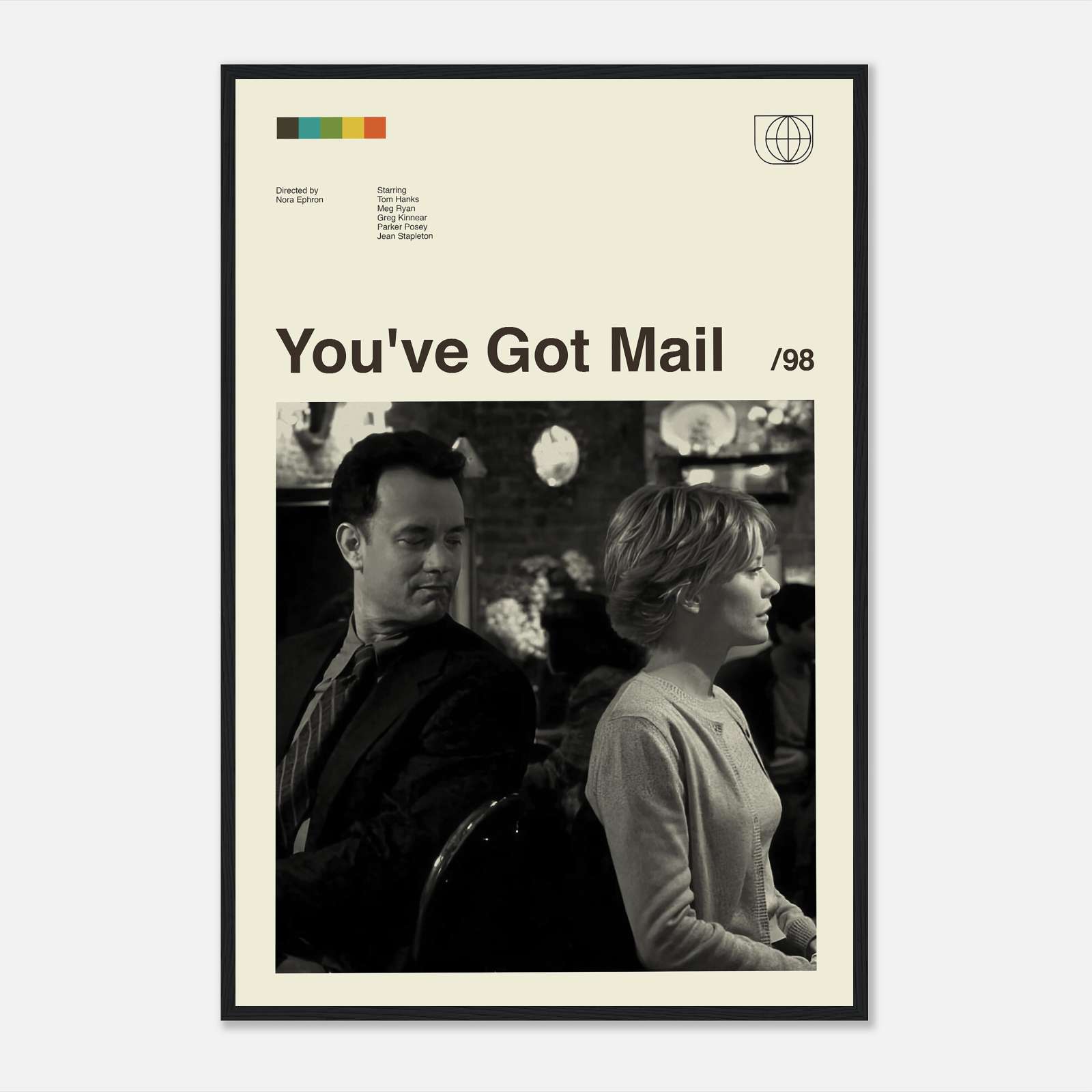 Youve Got Mail Movie Poster, Film Poster, Full-Size Poster, Ready to ...