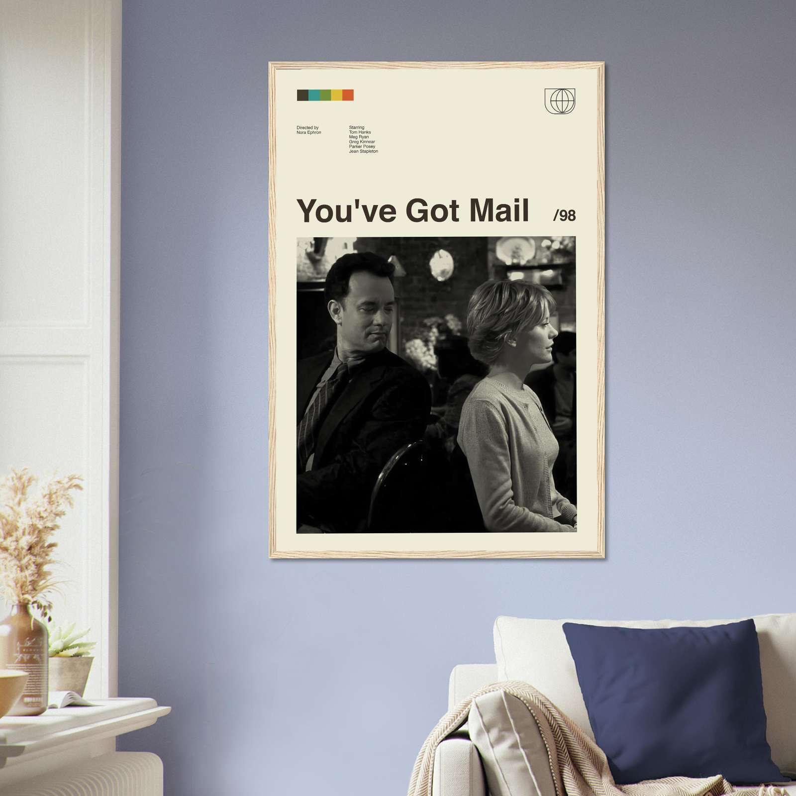 Youve Got Mail Movie Poster, Film Poster, Full-Size Poster, Ready to ...