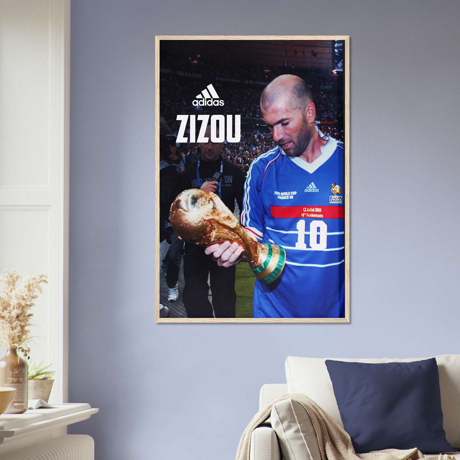 Zinedine Zidane Poster, Zinedine Zidane Zizou Poster, Sports Poster ...