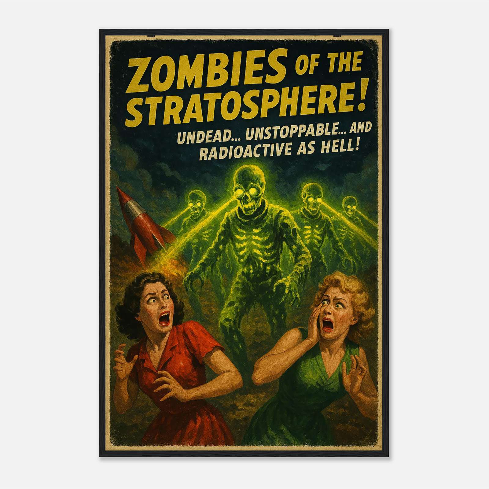Zombies Of The Stratosphere Movie Poster, Horror Movie Poster, Full ...