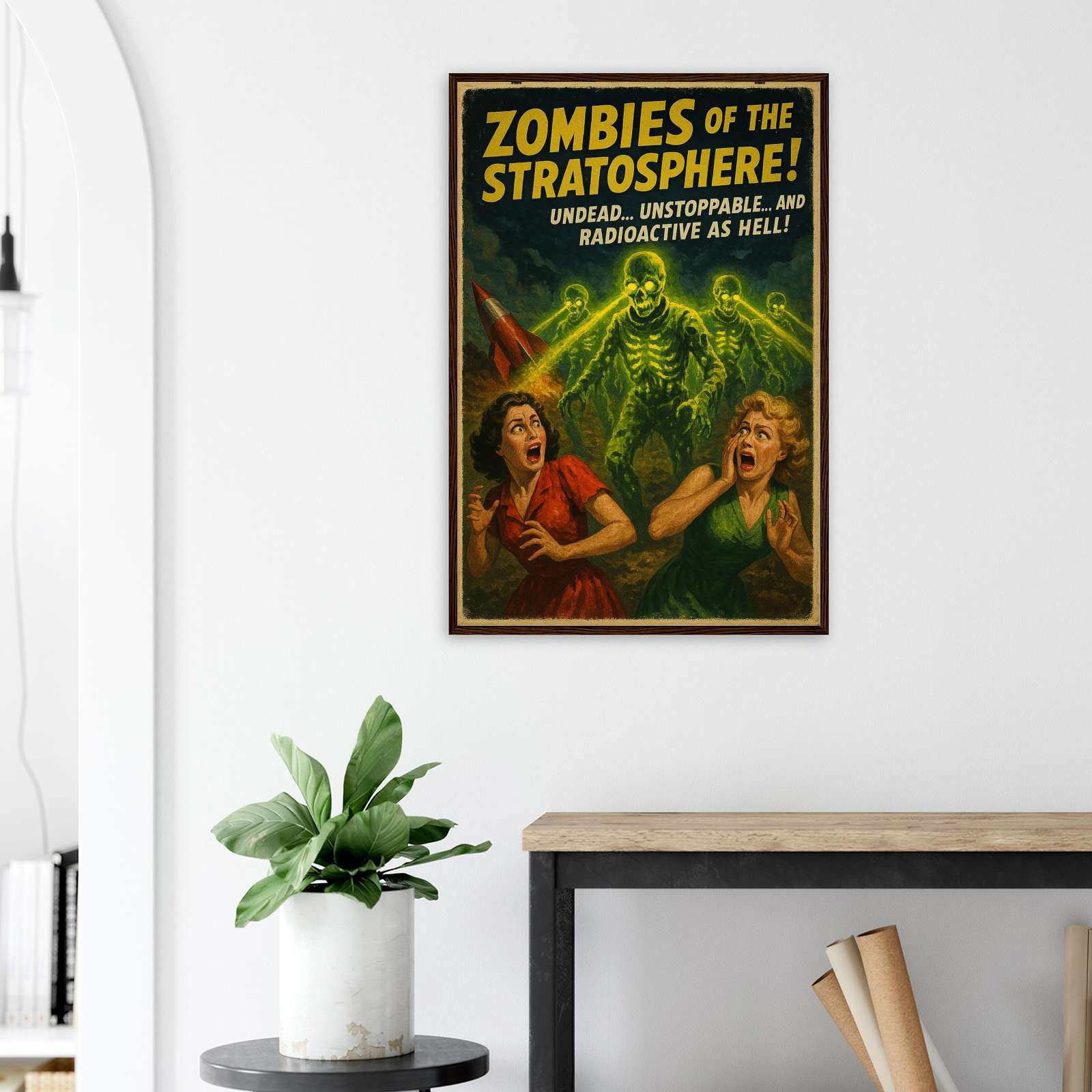 Zombies Of The Stratosphere Movie Poster, Horror Movie Poster, Full ...