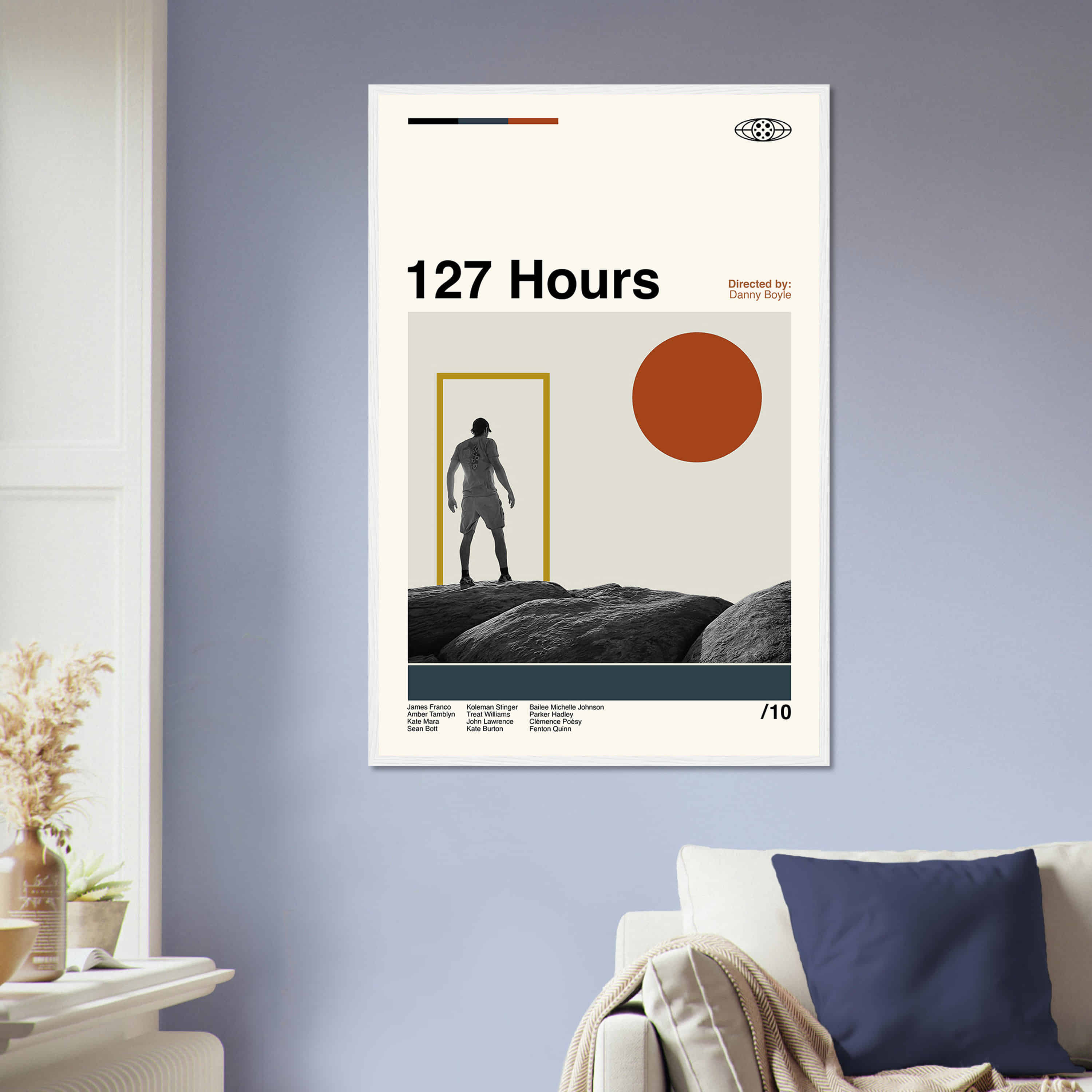 127 Hours Movie Poster, Danny Boyle Film, Vintage Modern - Citiesbox