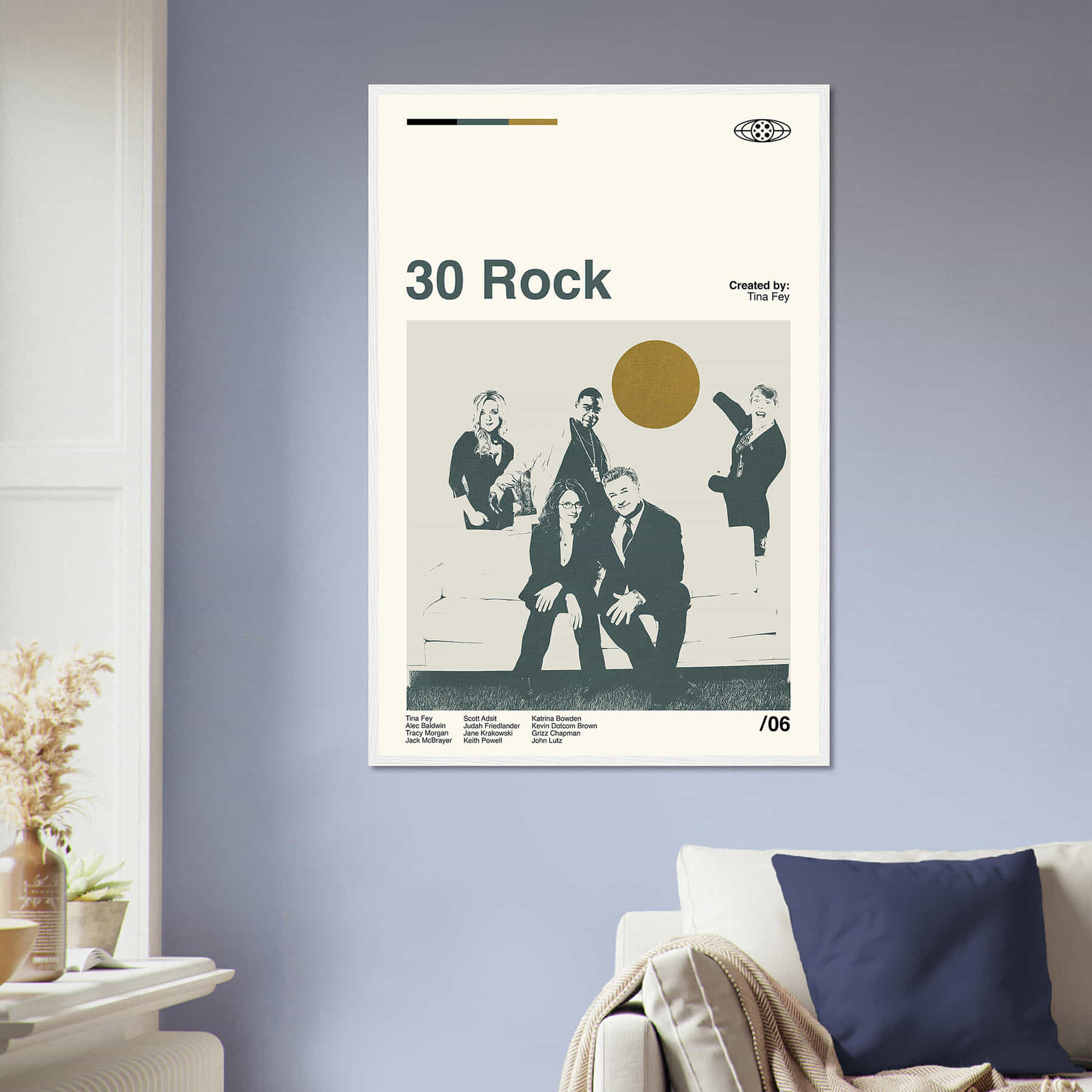 30 Rock Poster, 30 Rock Print, Movie Poster - Citiesbox