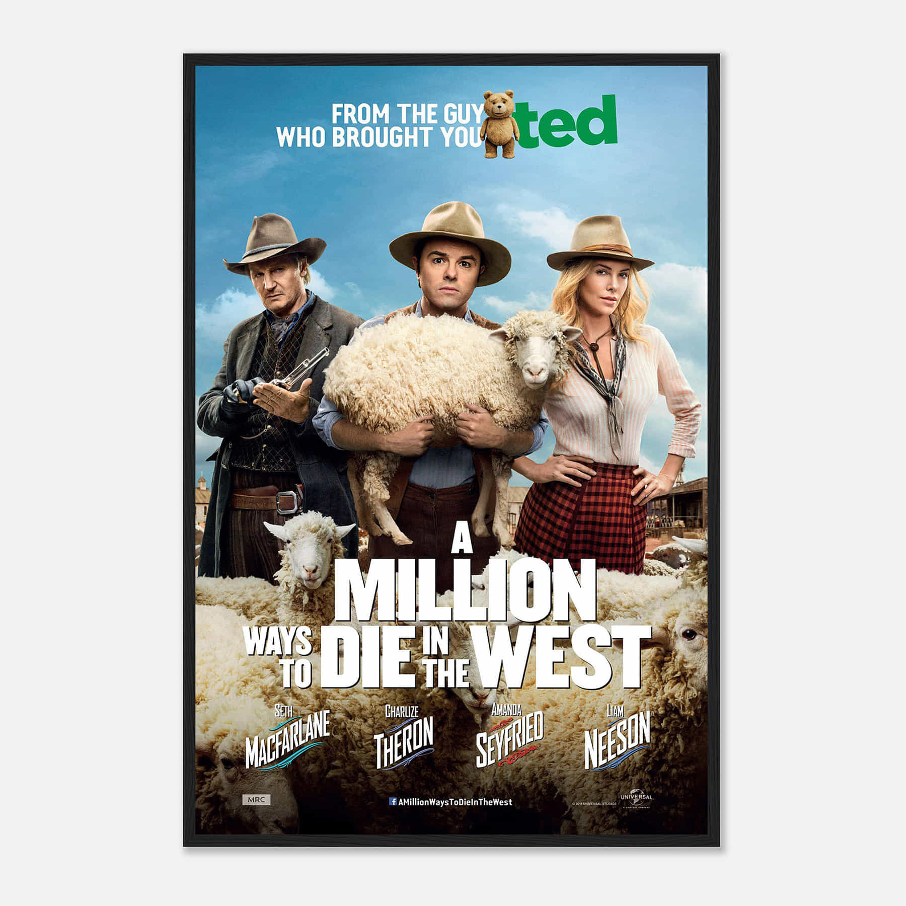 A Million Ways to Die in the West (2014) Movie Poster, Classic Movie ...