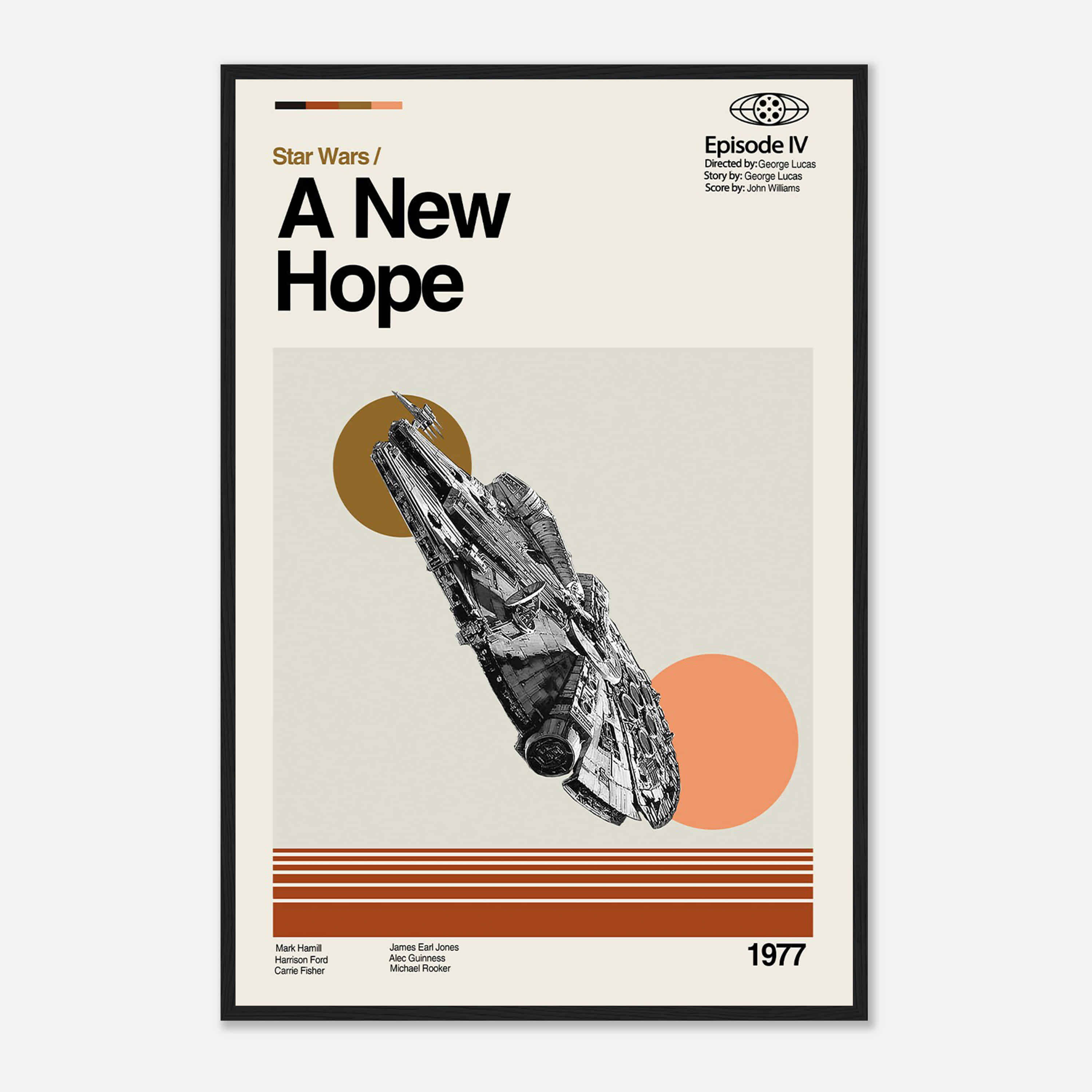 A New Hope Episode IV Movie Poster, A New Hope Movie, Star Wars Film ...