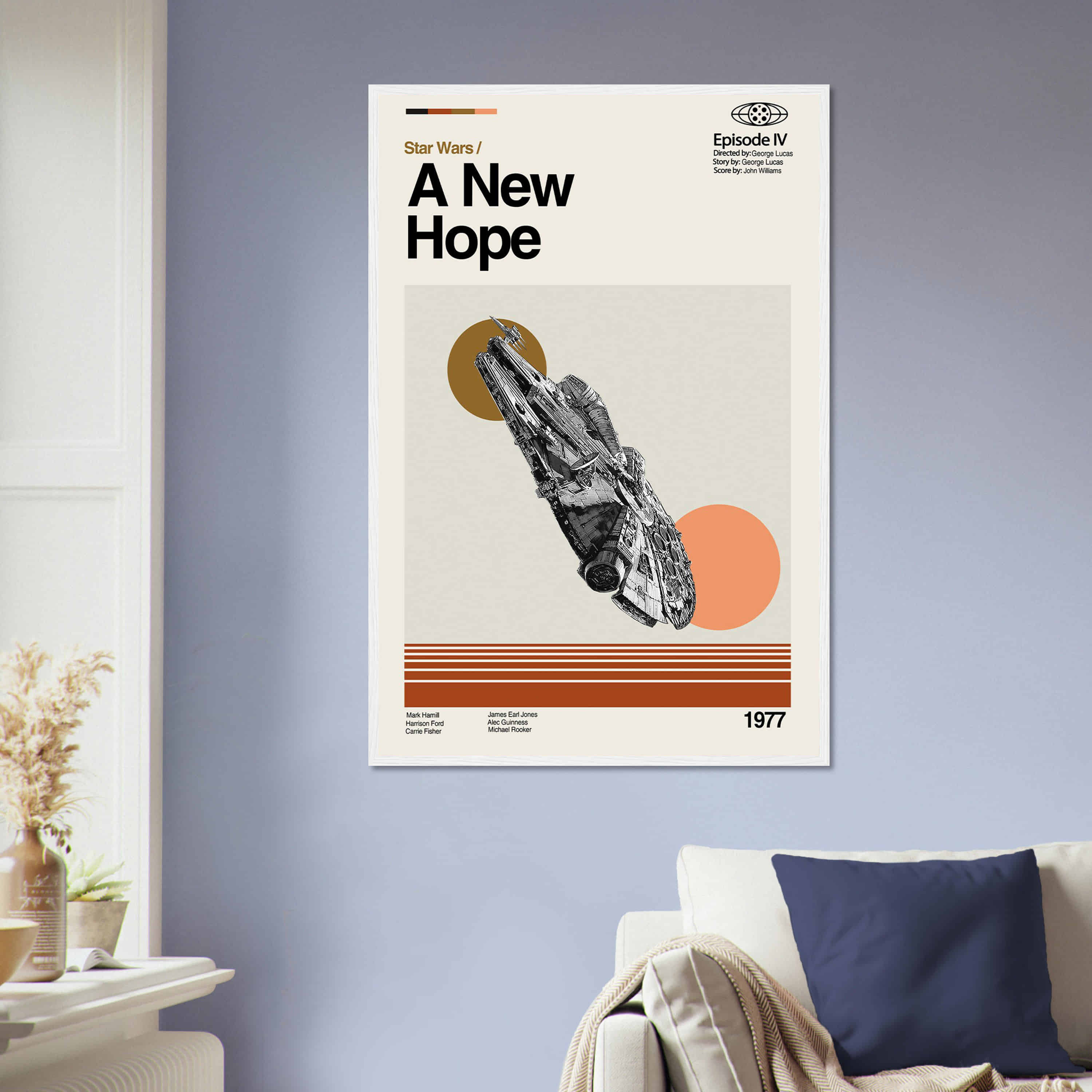 A New Hope Episode IV Movie Poster, A New Hope Movie, Star Wars Film ...