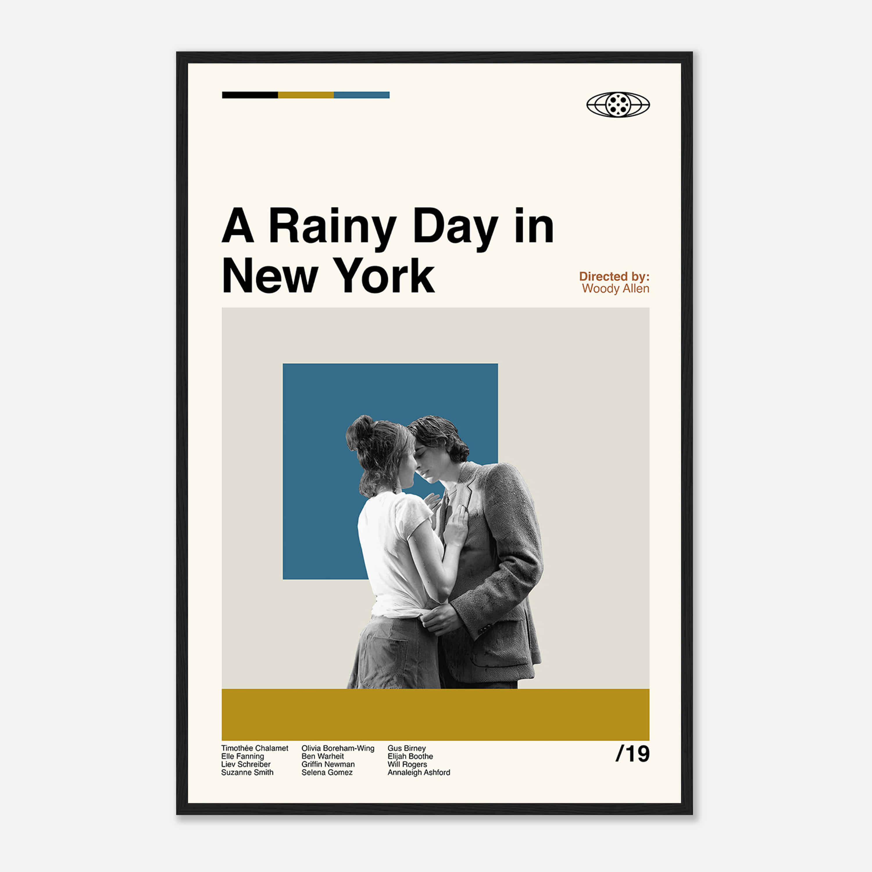 A Rainy Day in New York Poster, A Rainy Day in New York Movie, Vintage ...