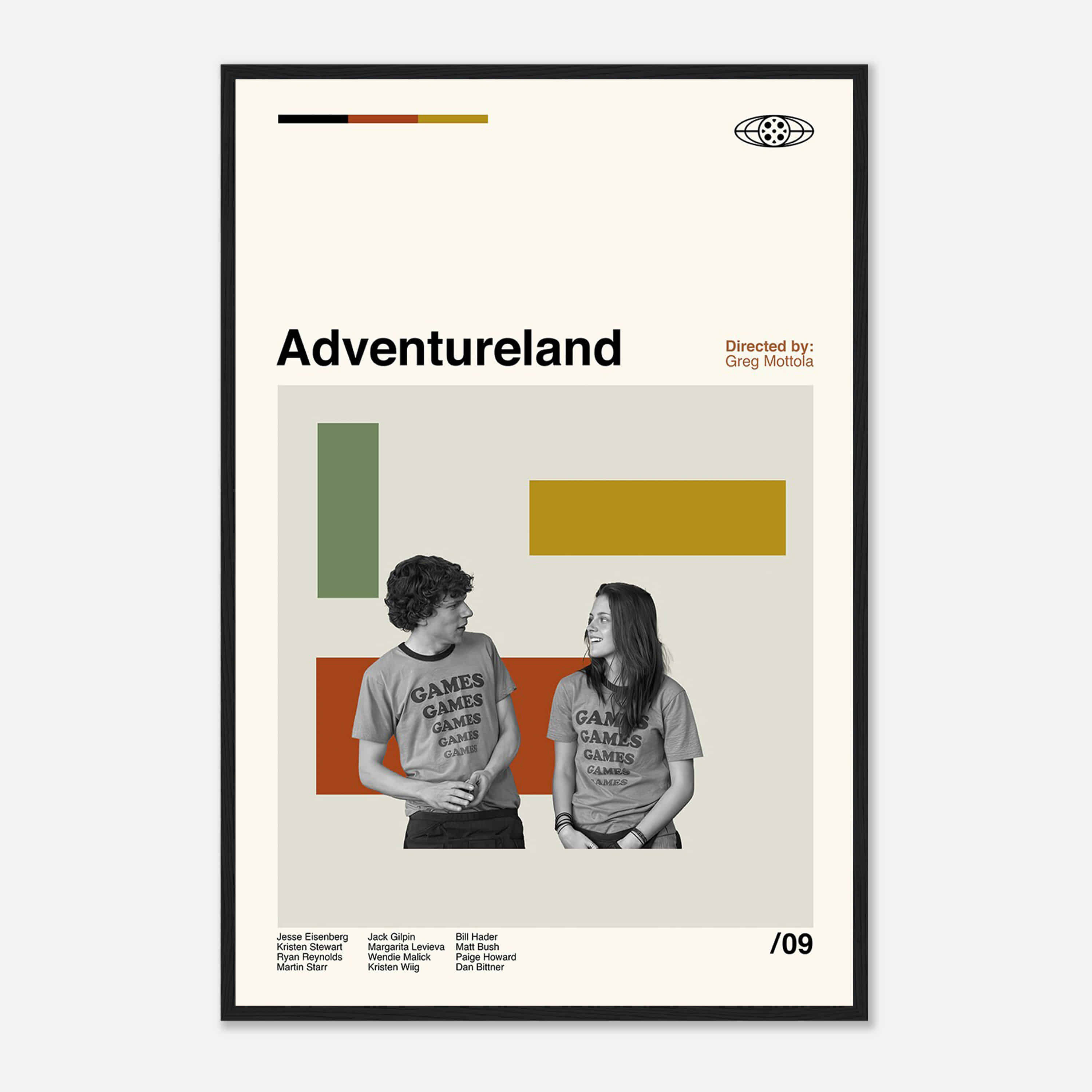 Adventureland Poster, Greg Mottola, Vintage Modern - Citiesbox