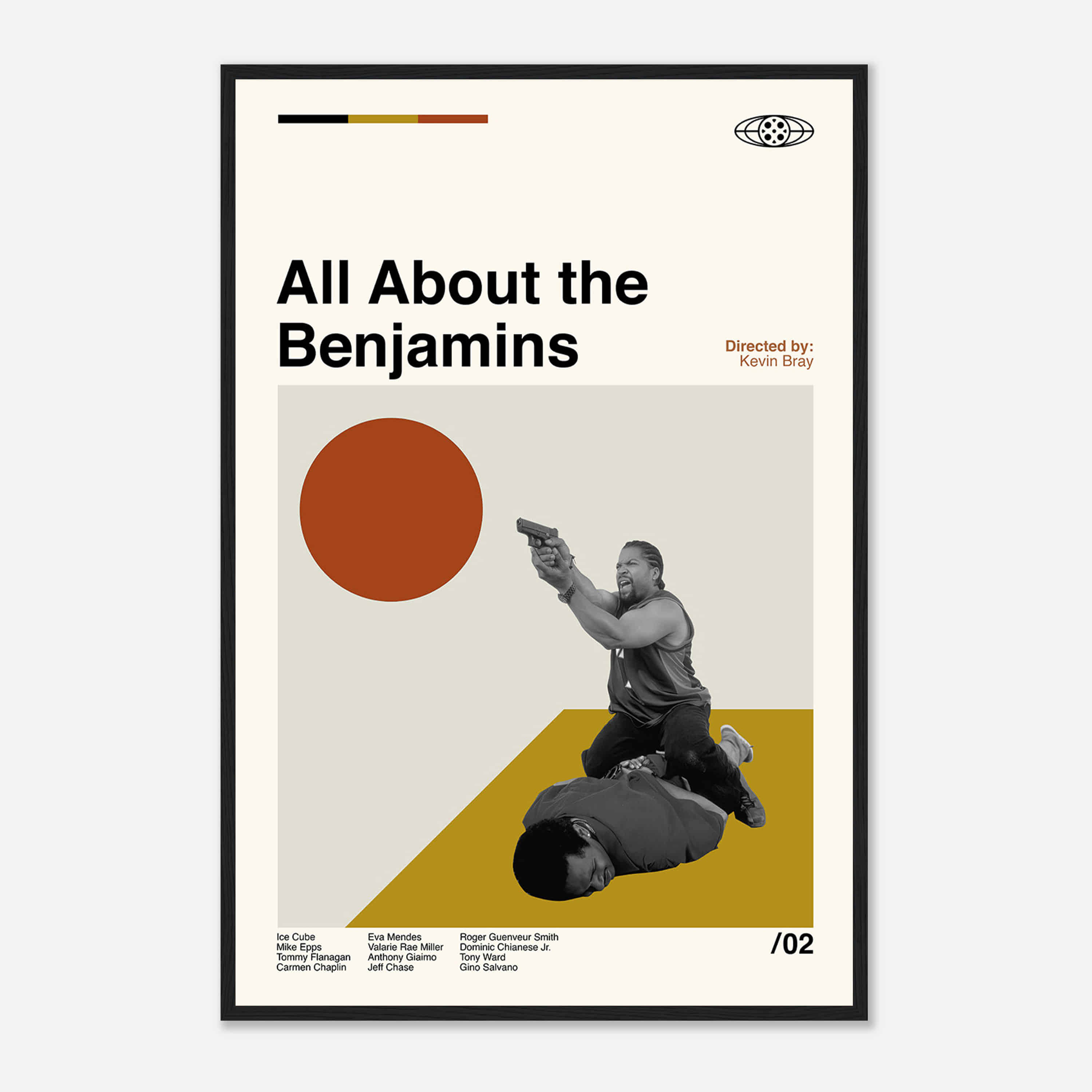 All About The Benjamins Poster, Kevin Bray, Vintage Modern - Citiesbox