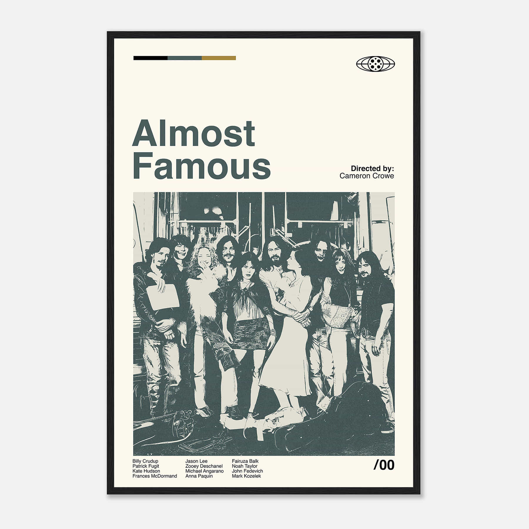 Almost Famous Poster, Almost Famous Print, Minimalist Movie - Citiesbox Almost Famous Poster, Almost Famous Print, Minimalist Movie - Citiesbox