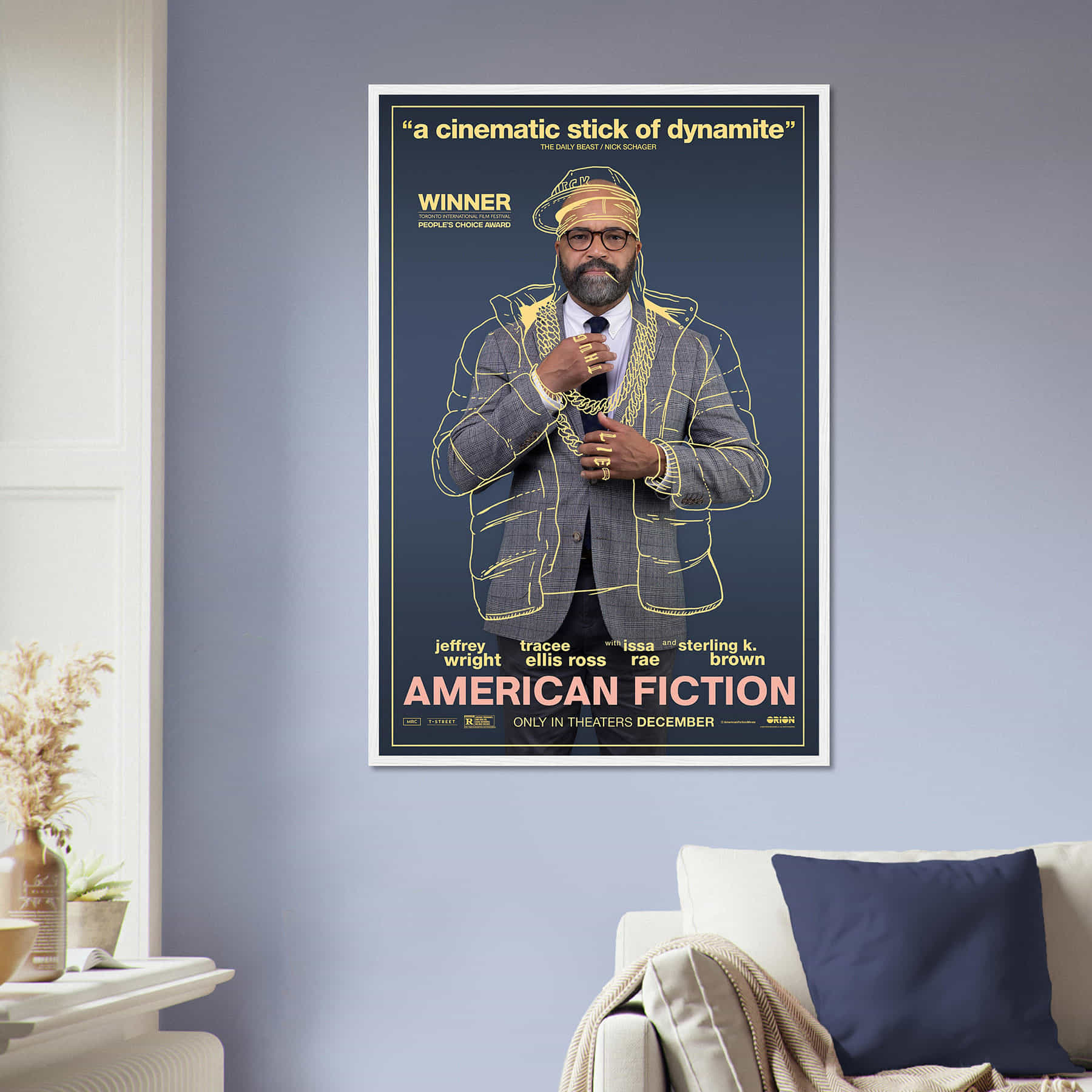 American Fiction Movie Poster, American Fiction Classic Movie Poster ...
