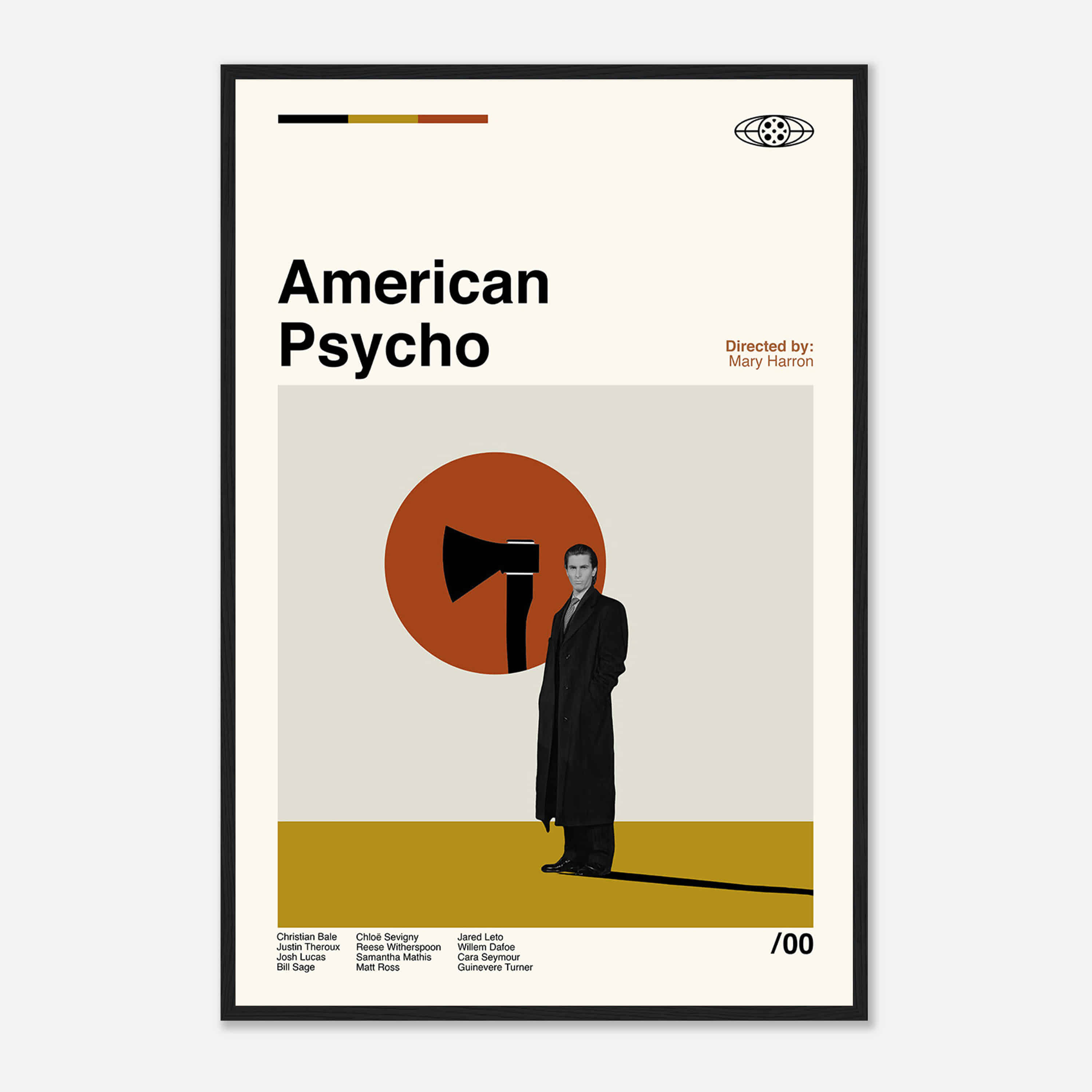 American Psycho Movie Poster, American Psycho Poster, Retro Movie ...