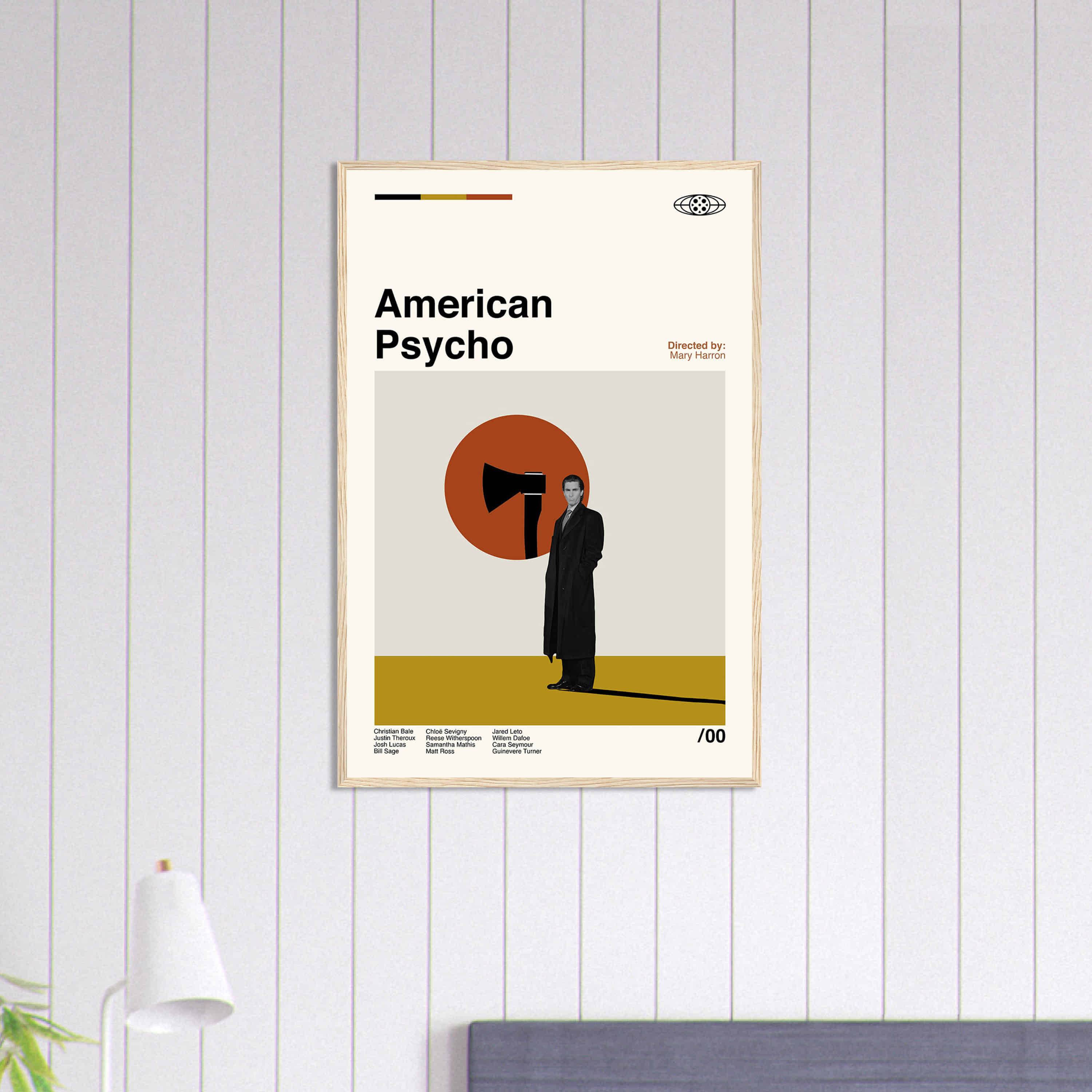 American Psycho Movie Poster, American Psycho Poster, Retro Movie ...