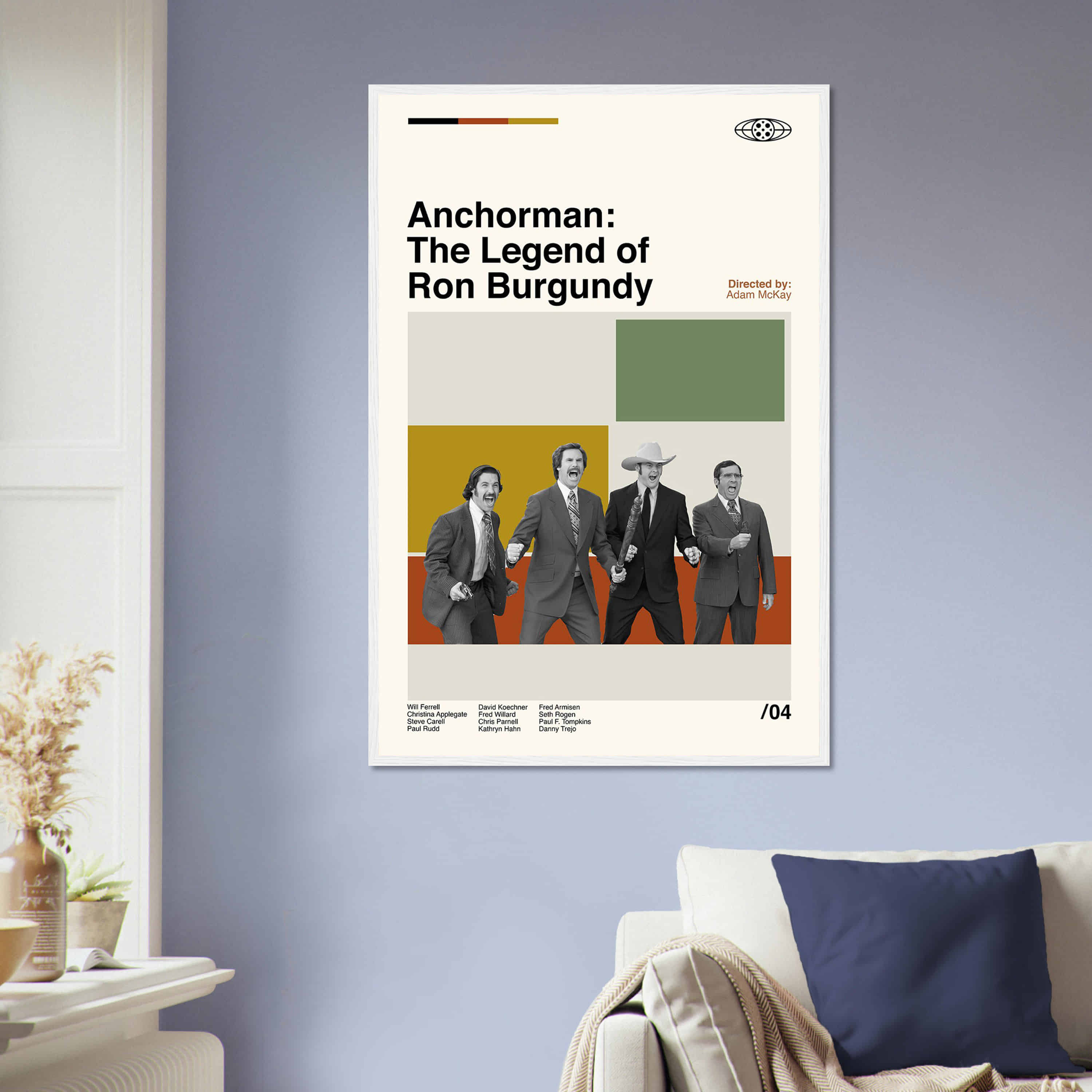 Anchorman Poster, The Legend Of Ron Burgundy, Paul Rudd - Citiesbox