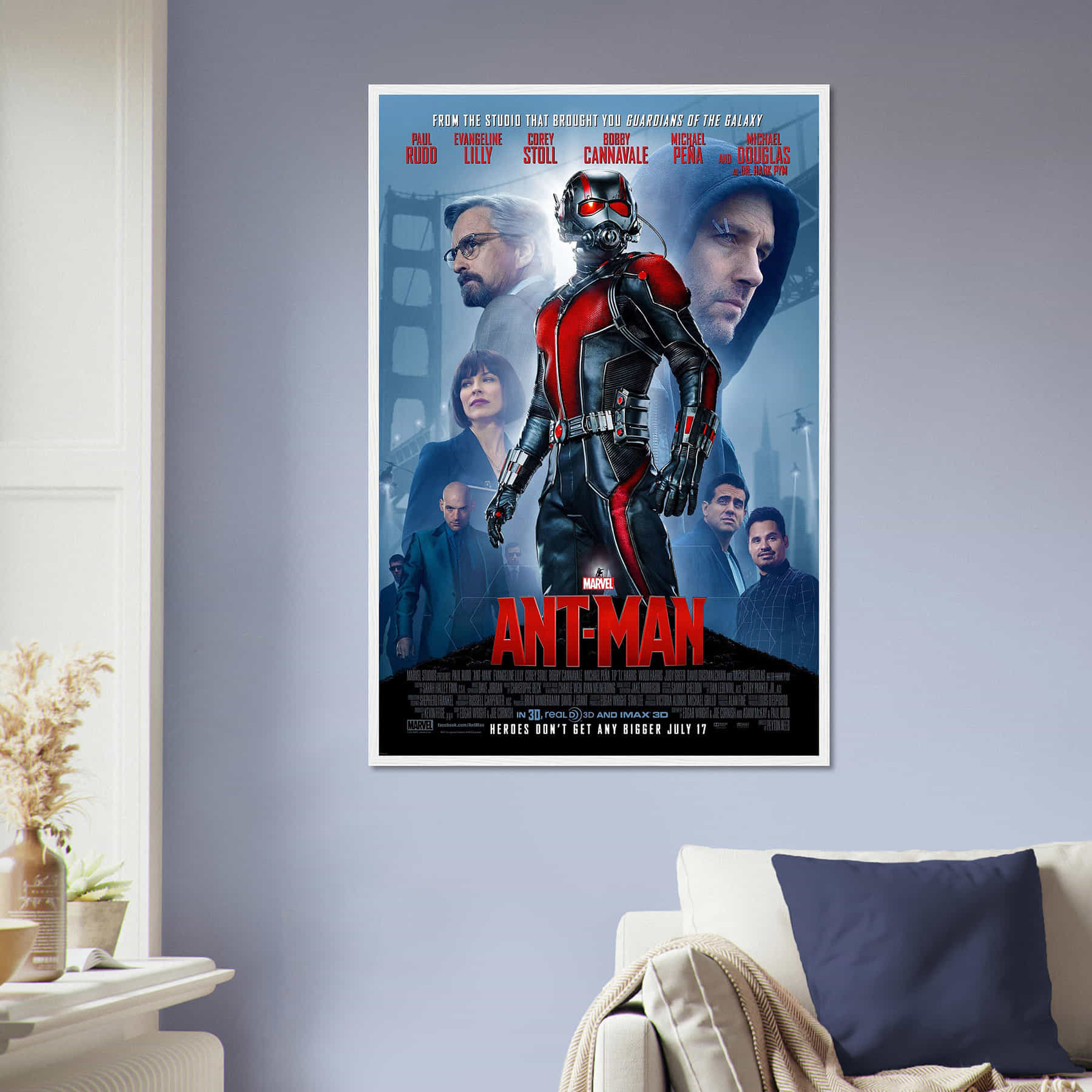 Ant-Man Movie Poster, Ant-Man Classic Vintage Movie Poster, - Citiesbox