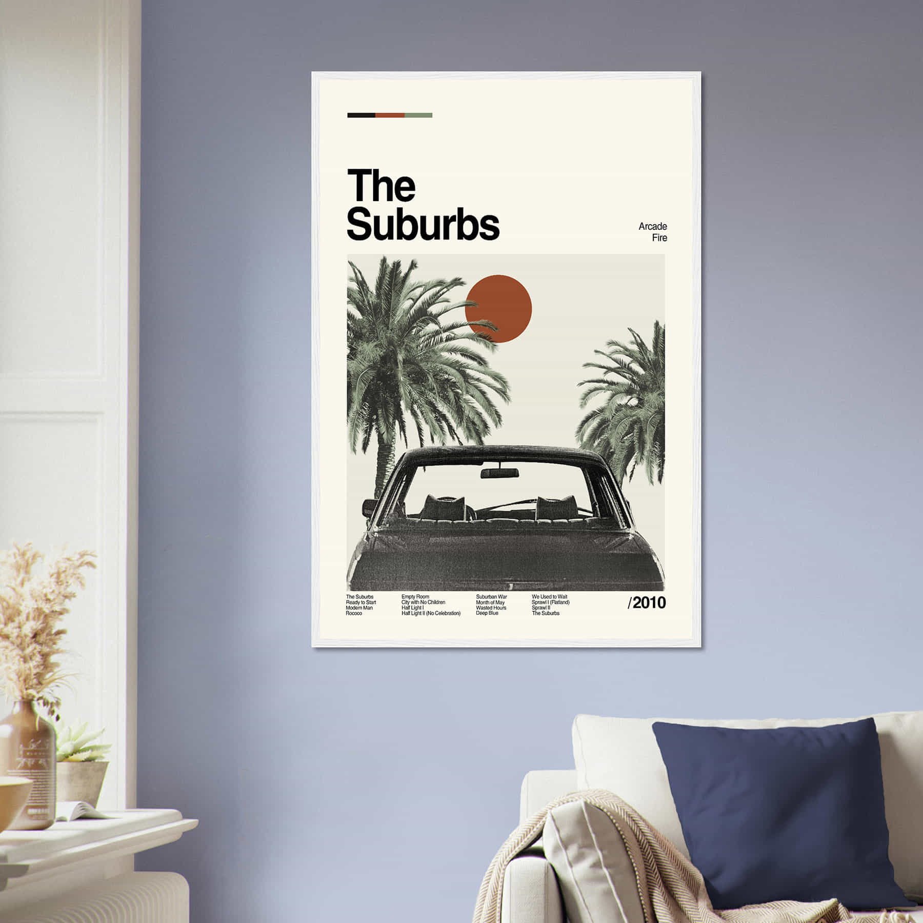 Arcade Fire, The Suburbs Movie, Retro Movie Poster - Citiesbox