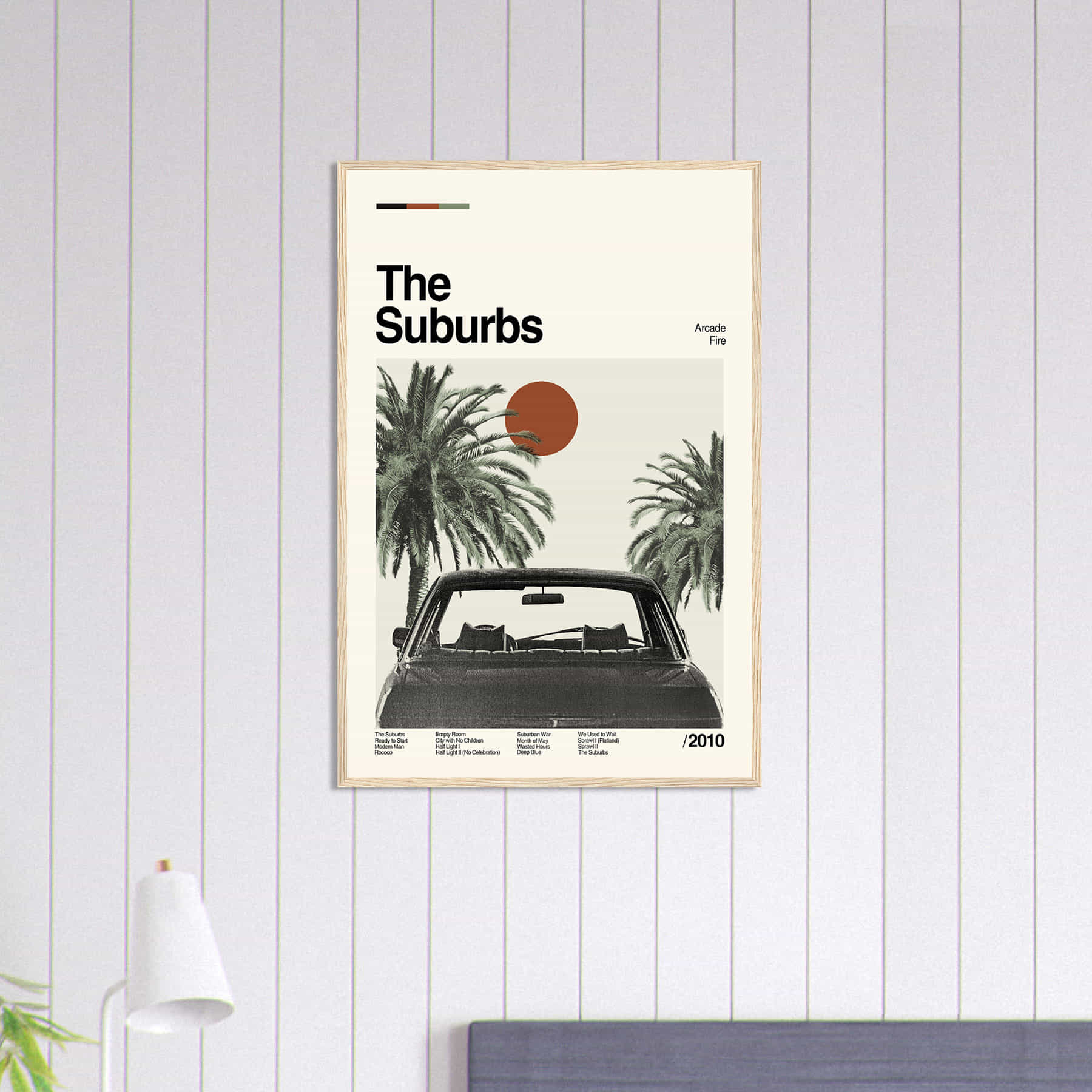Arcade Fire, The Suburbs Movie, Retro Movie Poster - Citiesbox