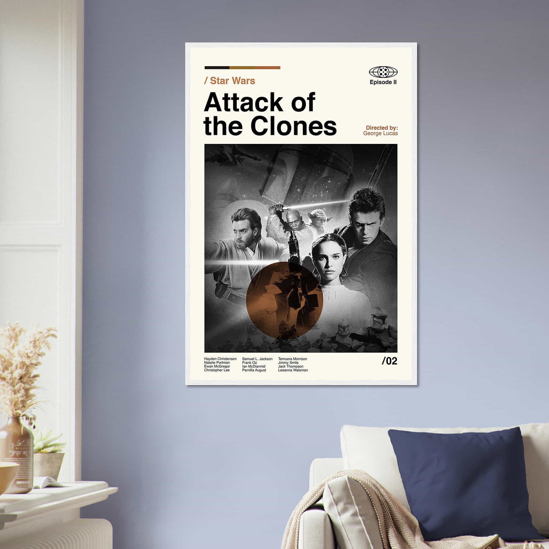 Attack Of The Clones Movie Poster, Attack Of The Clones Print, Modern ...
