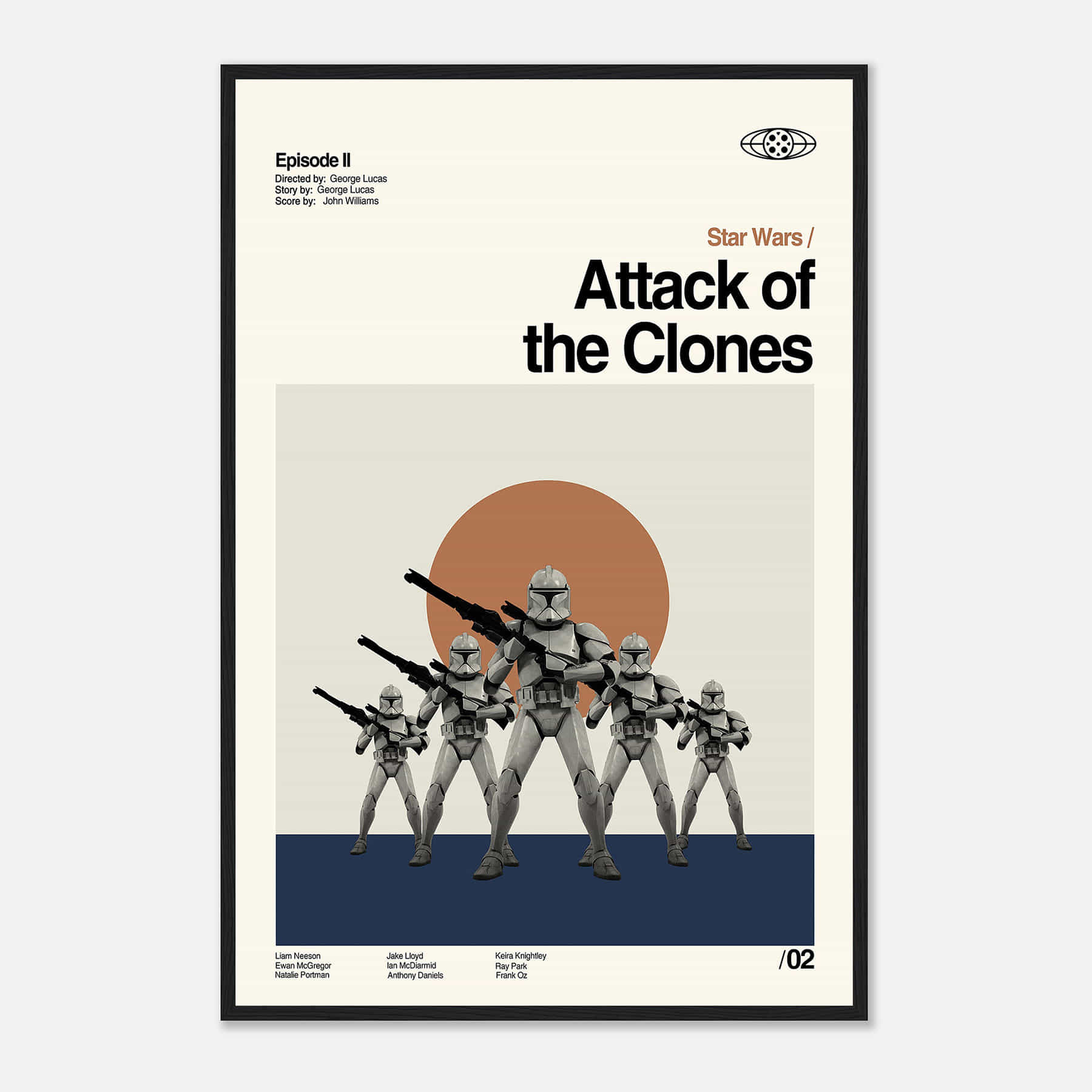 Attack Of The Clones Movie Poster, Attack Of The Clones Print, Wall Art ...