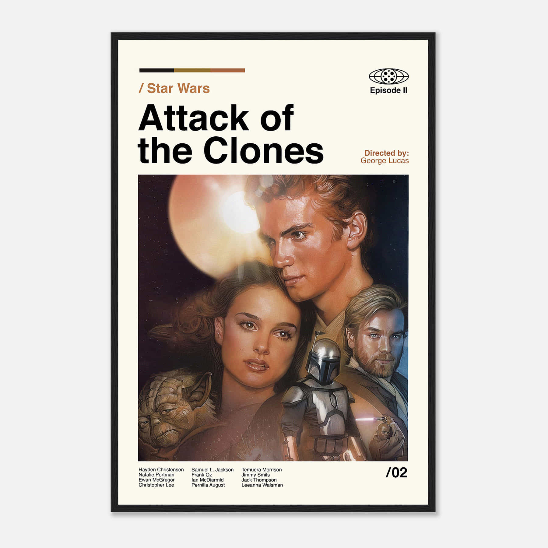Attack Of The Clones Movie Poster, Digital Poster Download, Movie ...