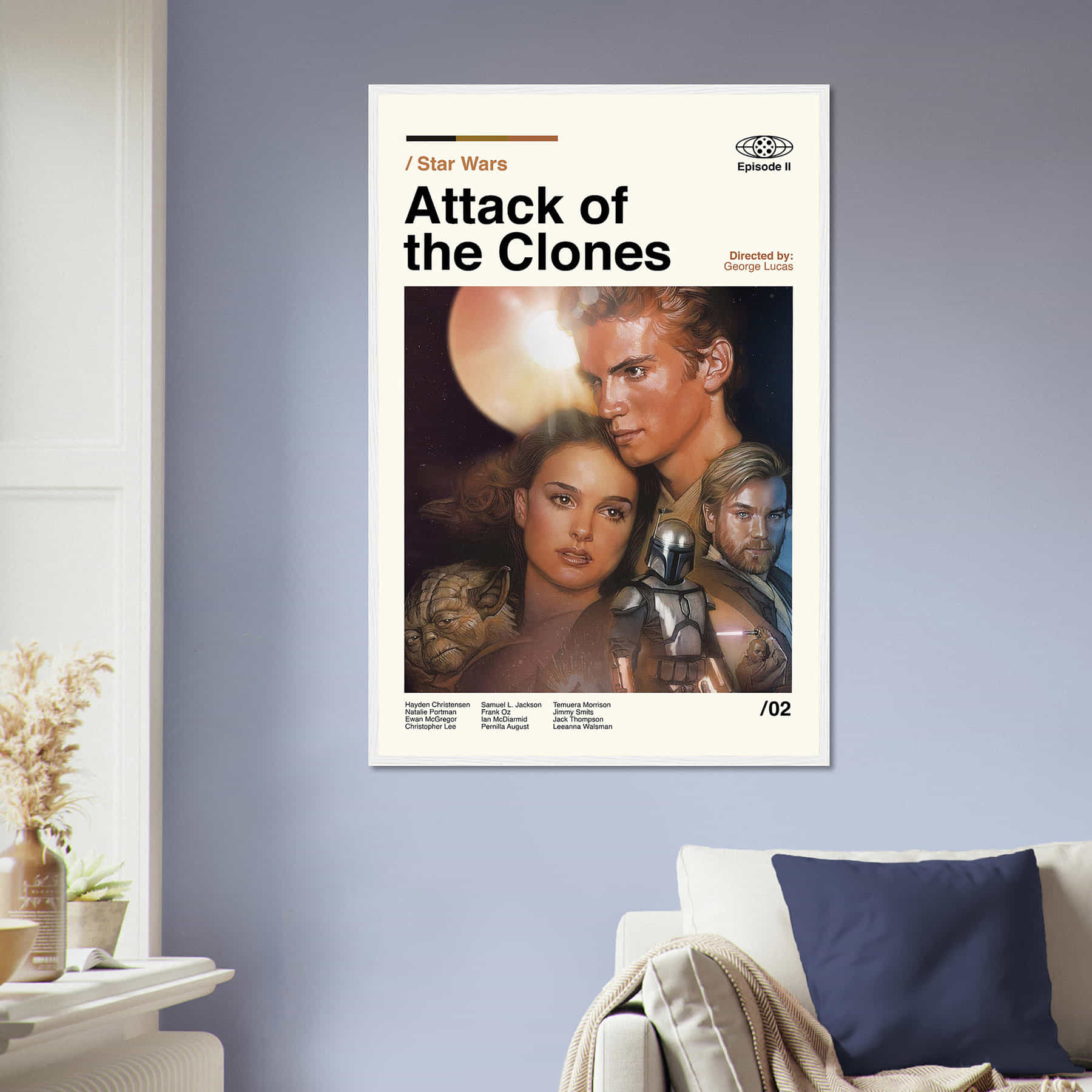 Attack Of The Clones Movie Poster, Digital Poster Download, Movie ...