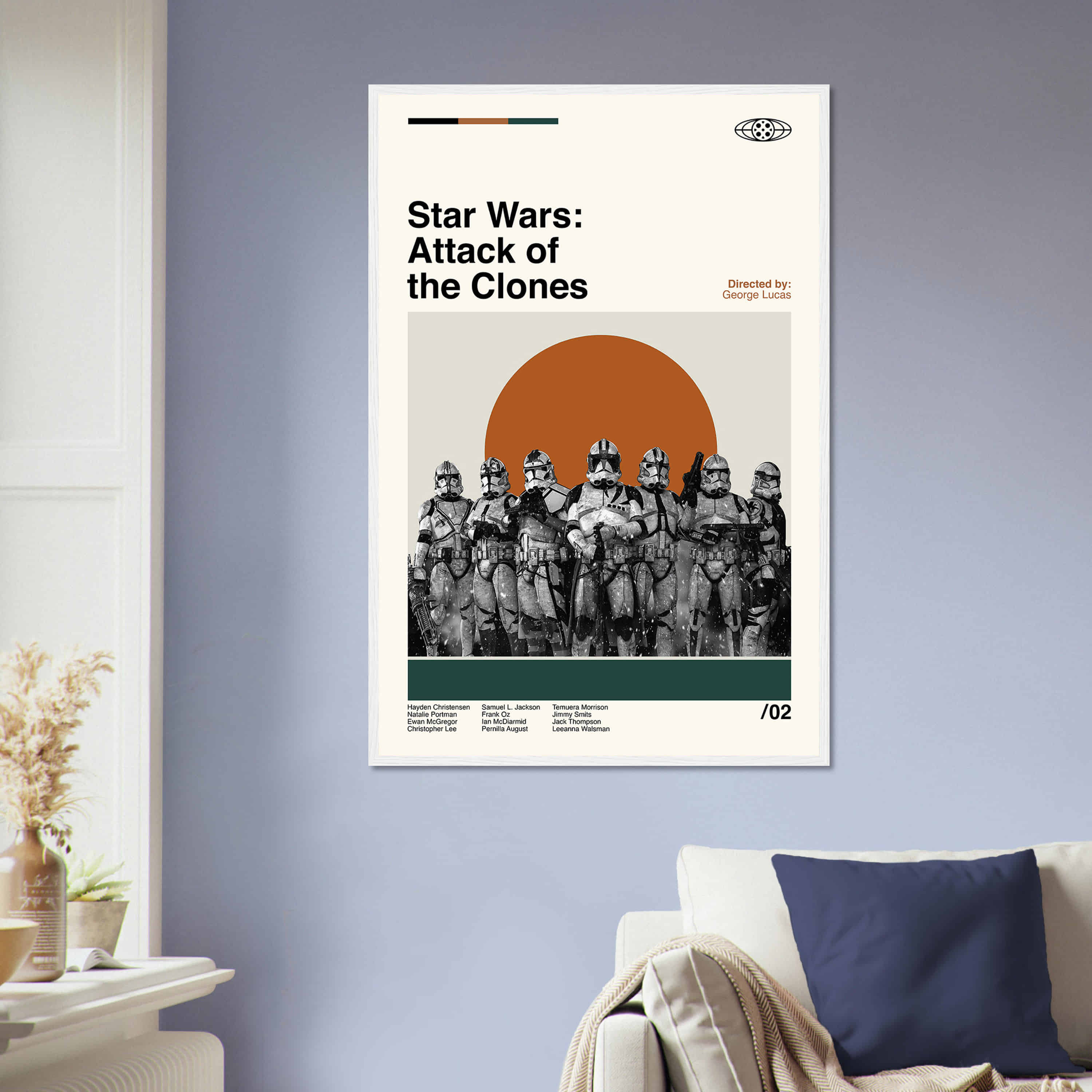Attack Of The Clones Poster, Star Wars, George Lucas - Citiesbox