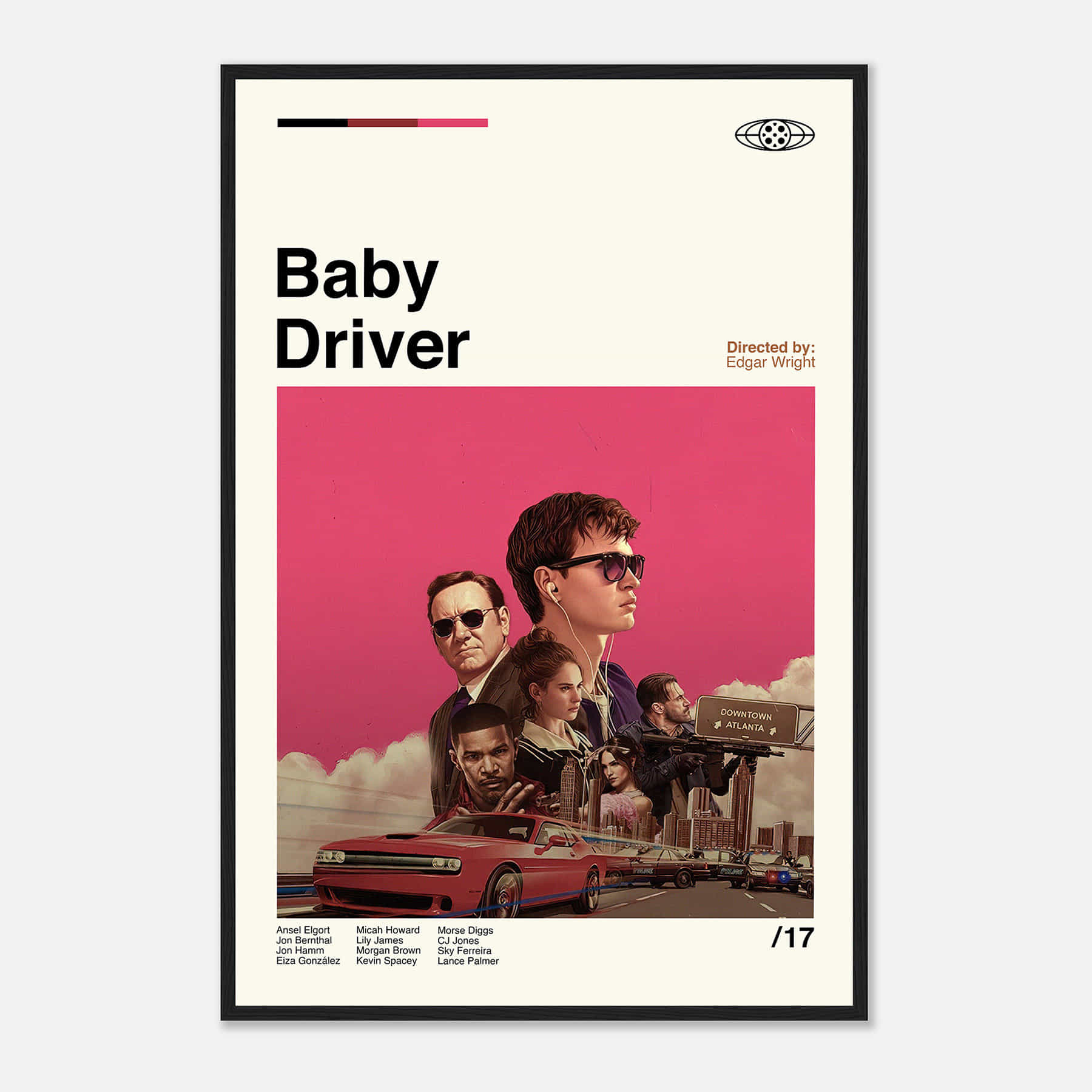 Baby Driver Movie Poster, Art Prints, Vintage Movie Poster - Citiesbox