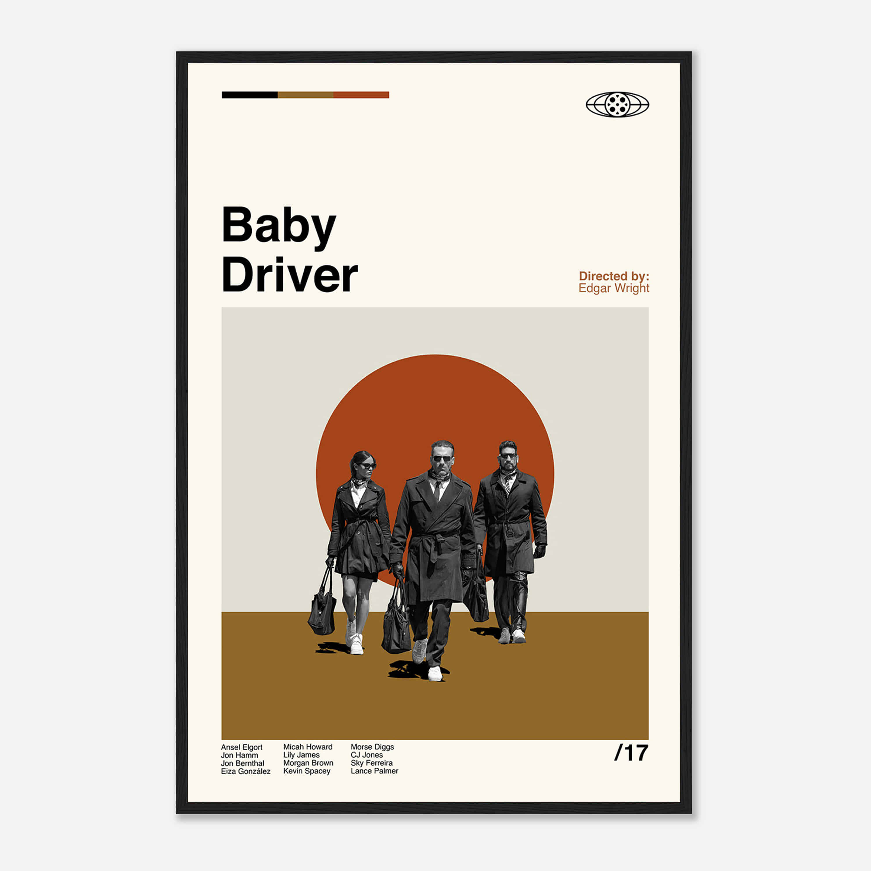 Baby Driver Poster, Baby Driver Movie, Vintage Modern - Citiesbox