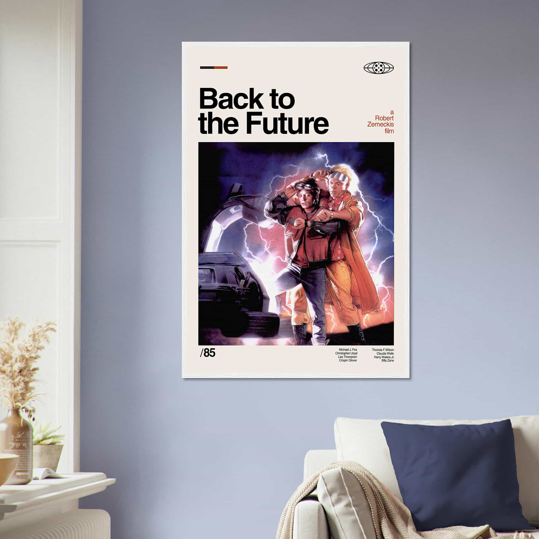 Back To The Future Movie Poster, Back To The Future Print, Minimalist ...