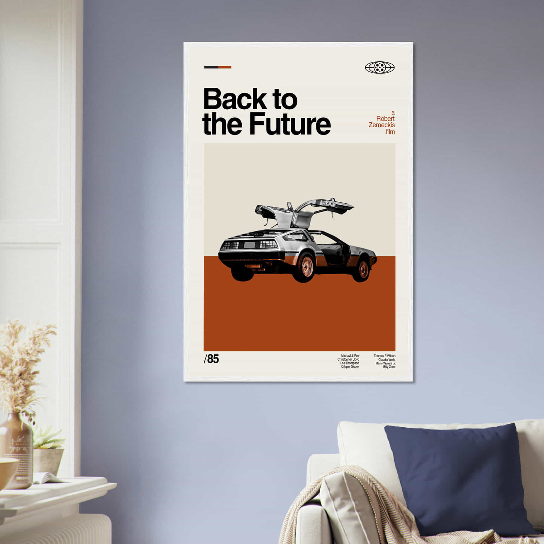 Back To The Future Poster, Robert Zemeckis, Minimalist Movie Poster ...
