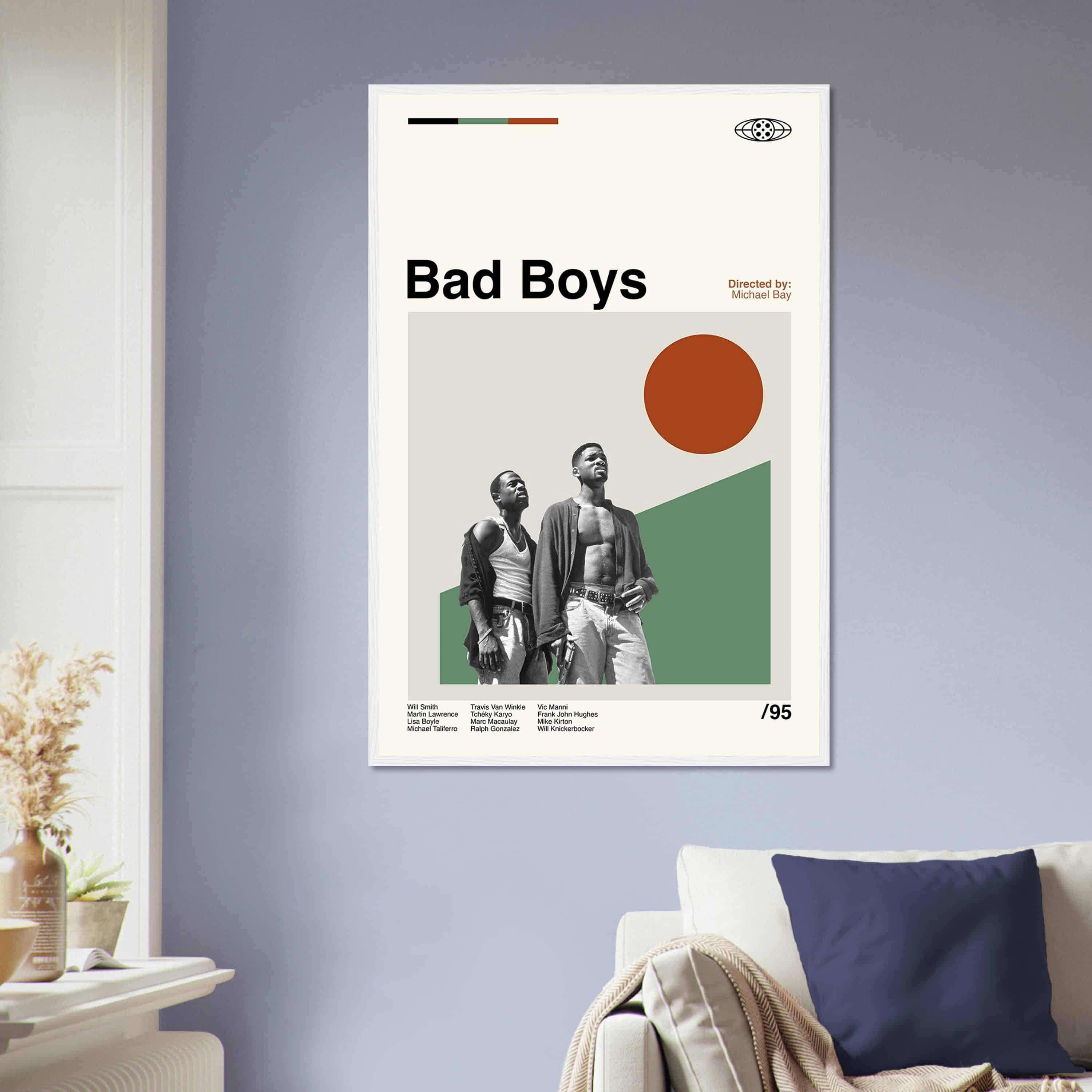 Bad Boys Movie Poster, Bad Boys Poster, Vintage Modern - Citiesbox