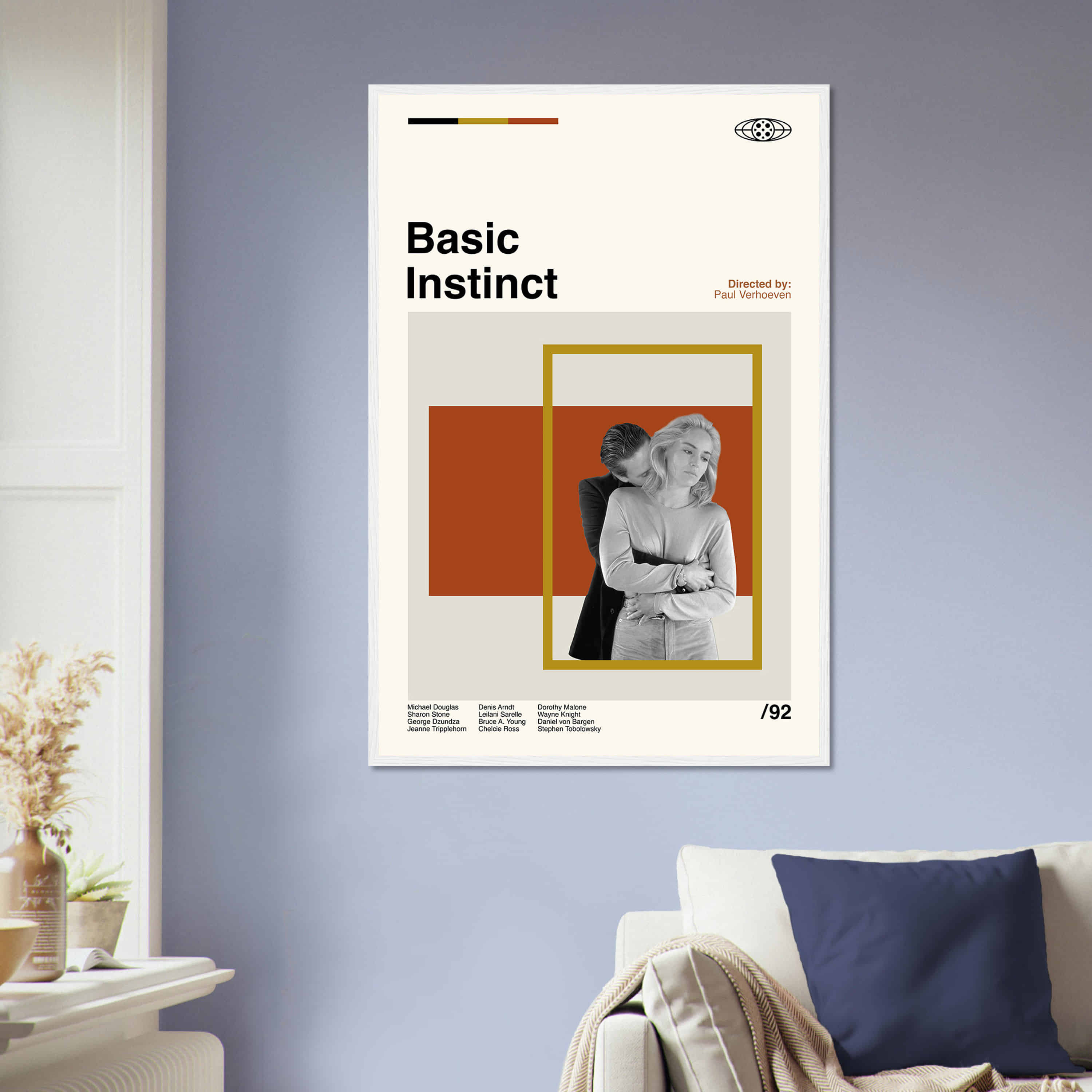 Basic Instinct Movie Poster, Basic Instinct Poster, Vintage Modern ...