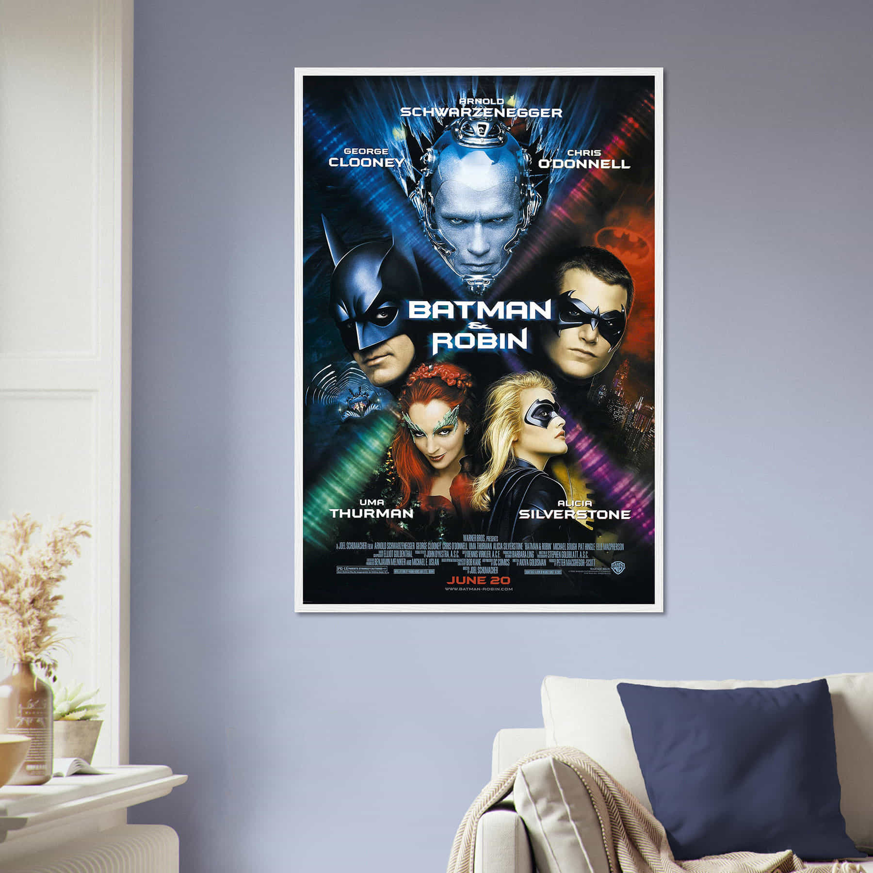 Batman & Robin (1997) Movie Poster, Batman and Robin Classic Vintage ...