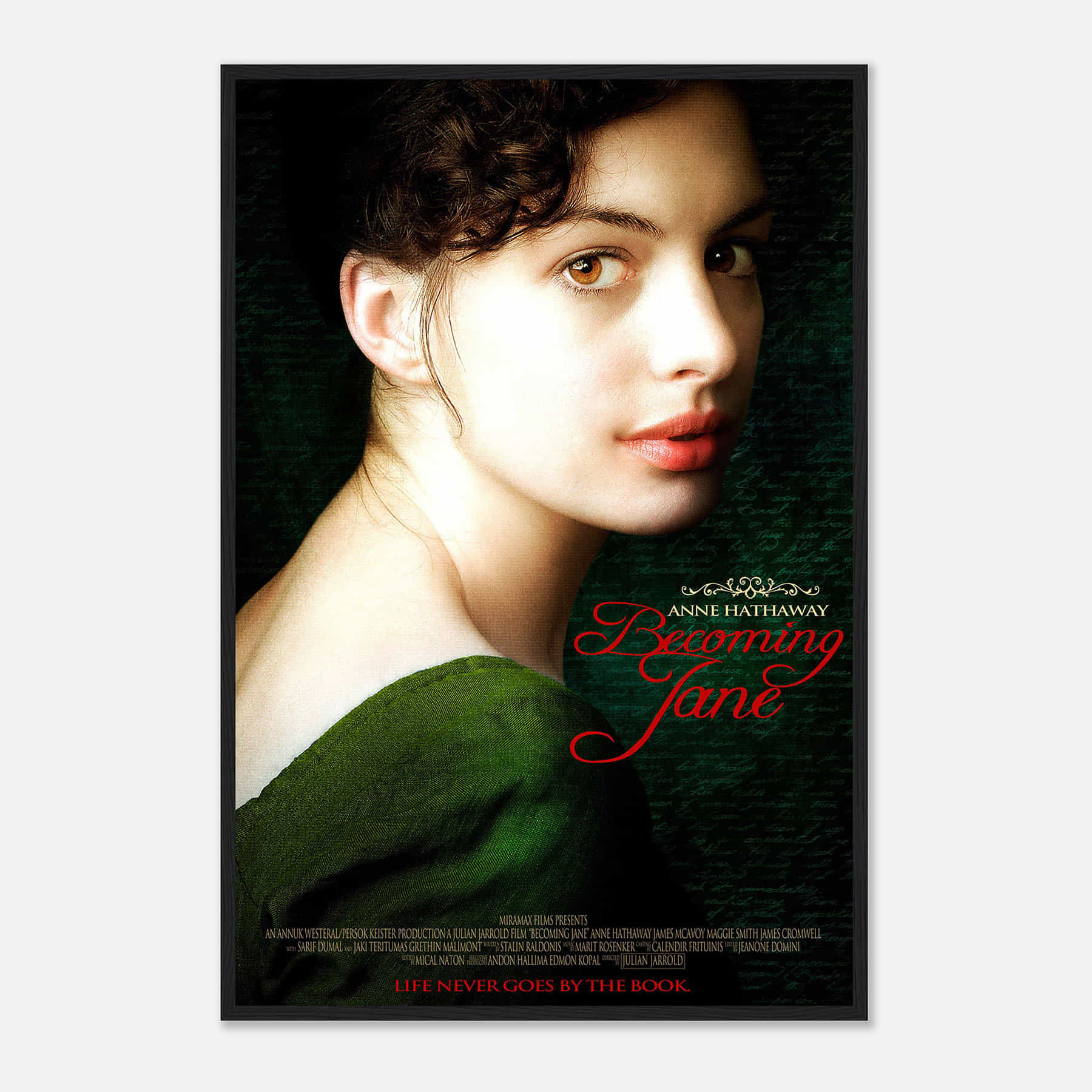 Becoming Jane Movie Poster, Classic Vintage Movie Poster, Anne Hathaway ...