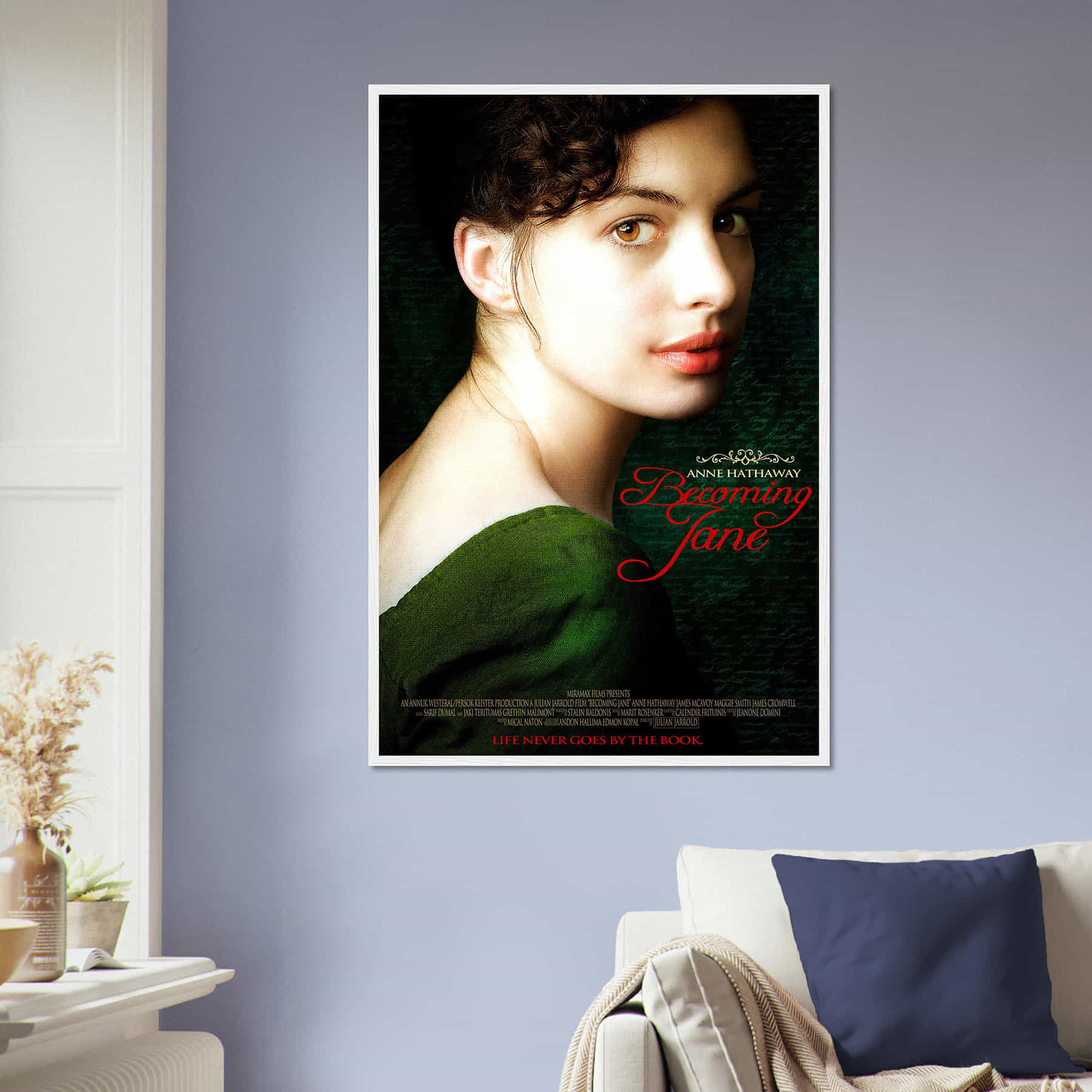 Becoming Jane Movie Poster, Classic Vintage Movie Poster, Anne Hathaway Classic Movies Poster ...