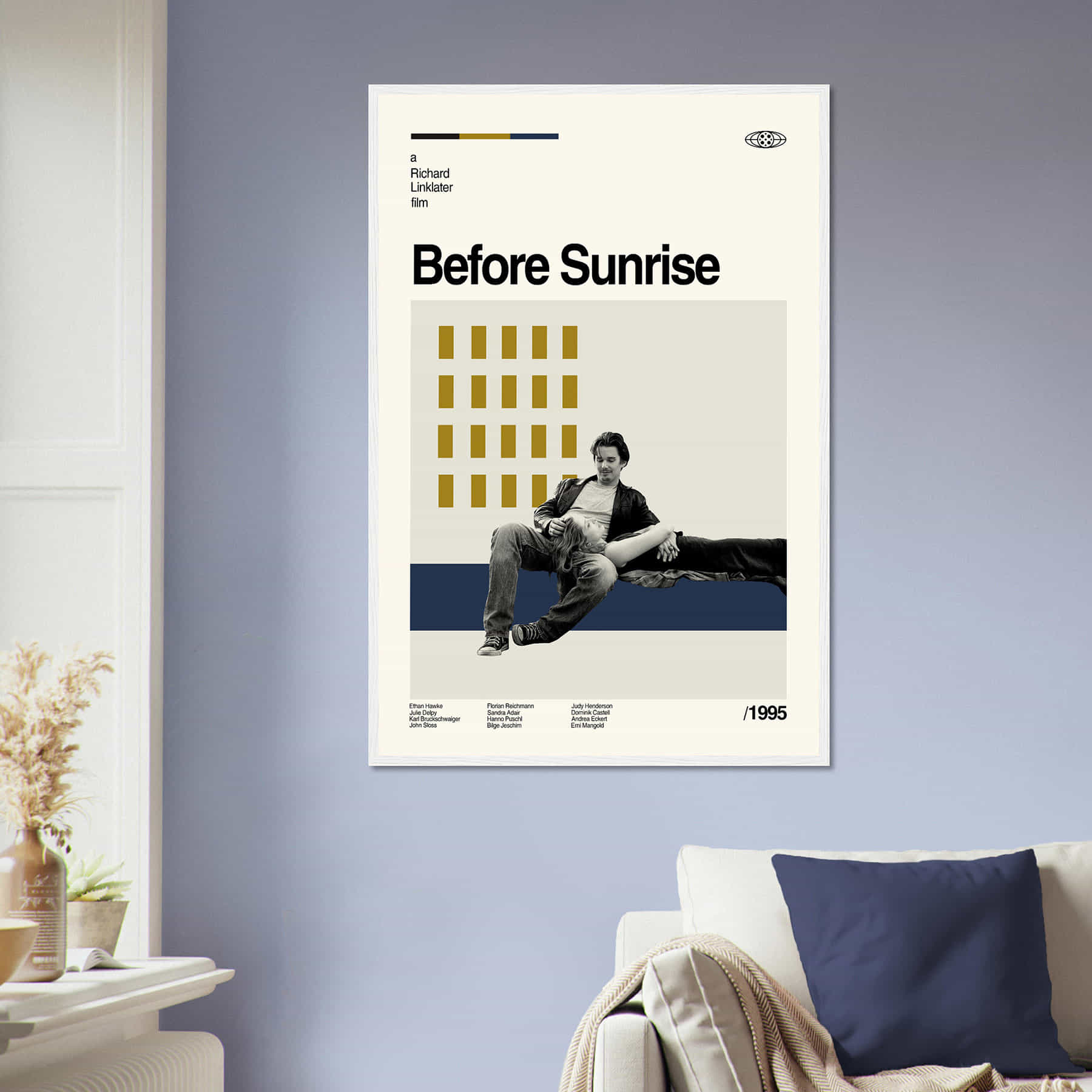 Before Sunrise Movie Poster, Before Sunrise Poster, Minimalist Movie ...