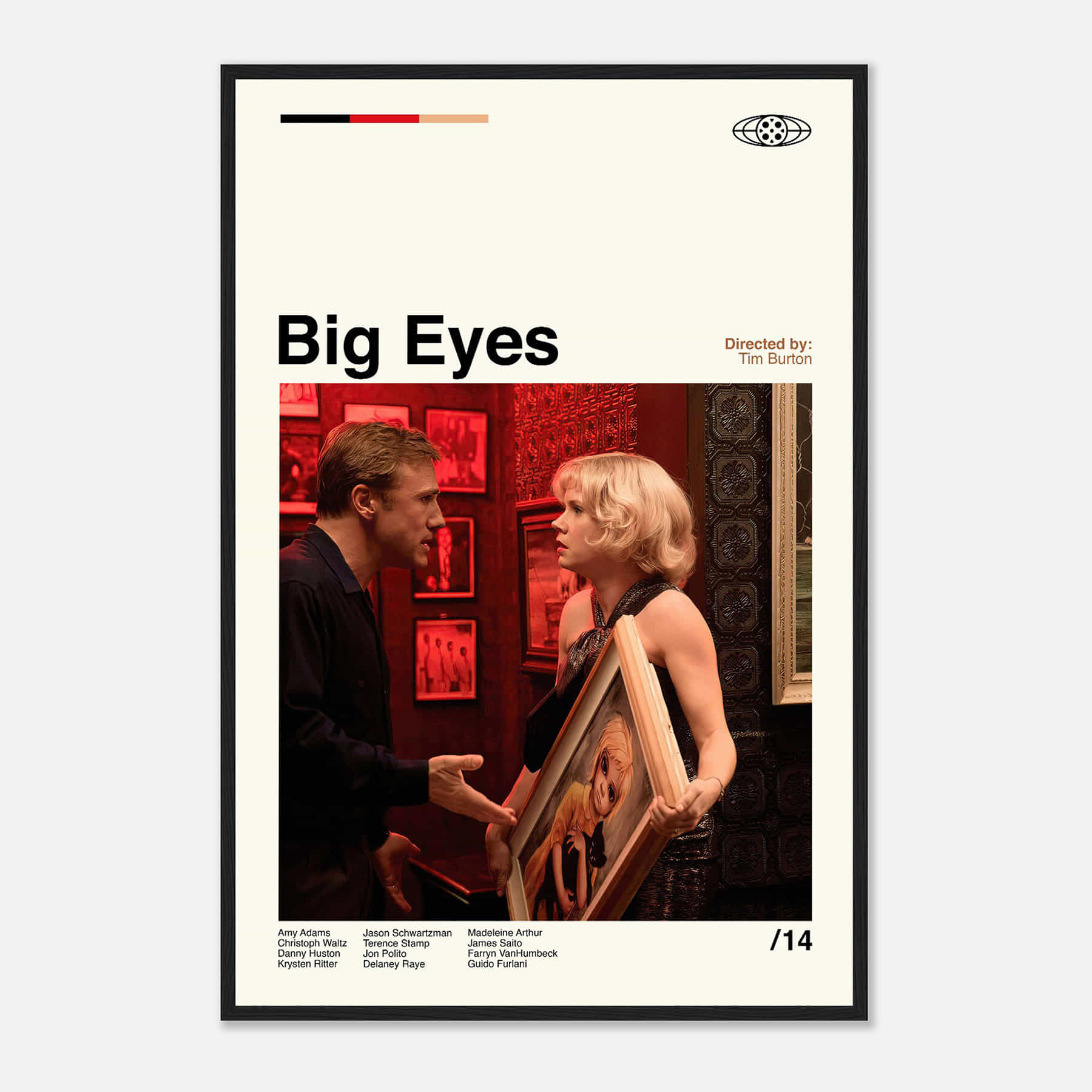 Big Eyes Movie Poster, Tim Burton, Amy Adams - Citiesbox