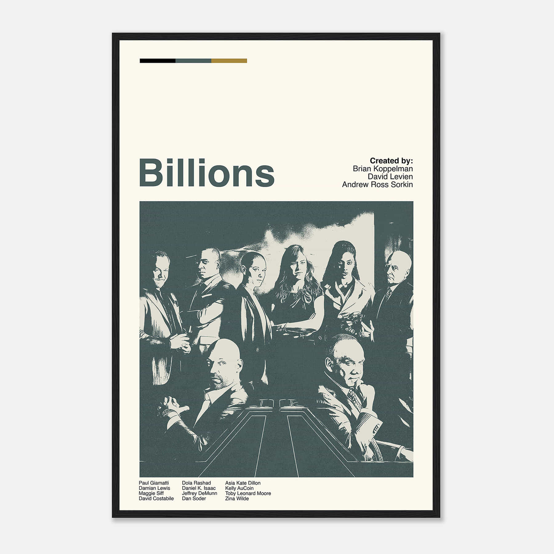 Billions Poster, Billions Print, Movie Poster - Citiesbox