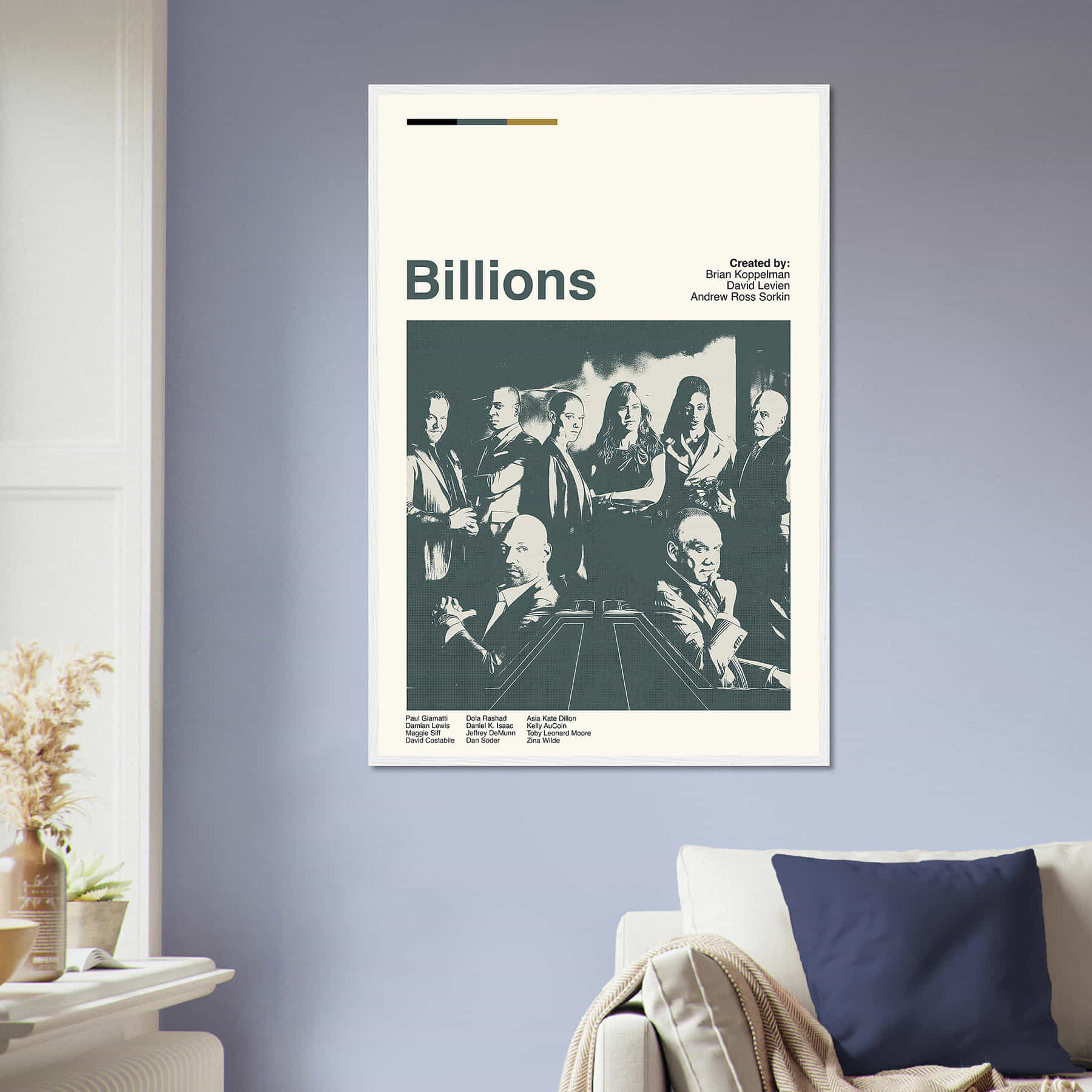 Billions Poster, Billions Print, Movie Poster - Citiesbox